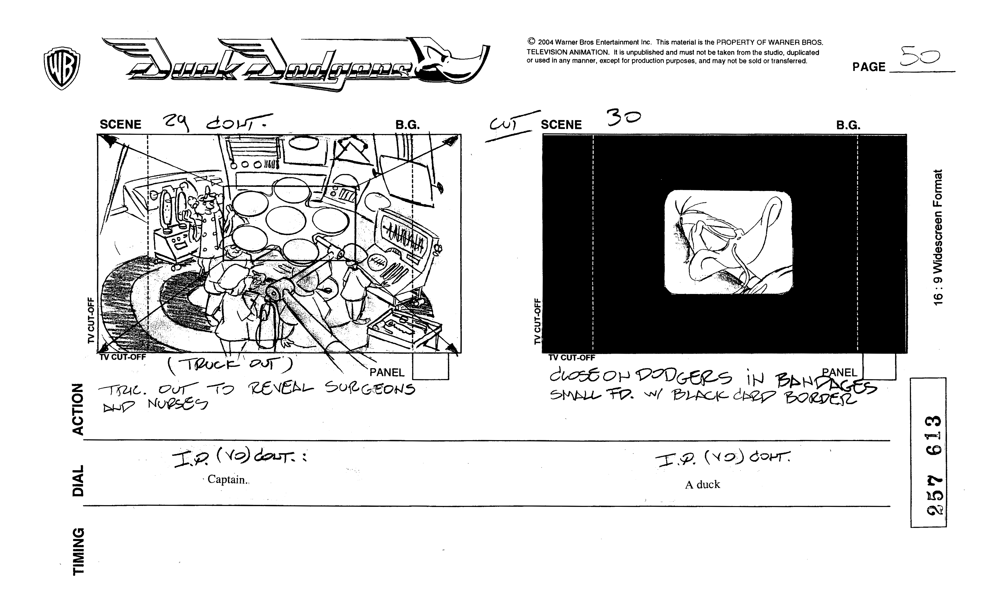 Duck Dodgers - CHARLES VISSER – STORYBOARDS