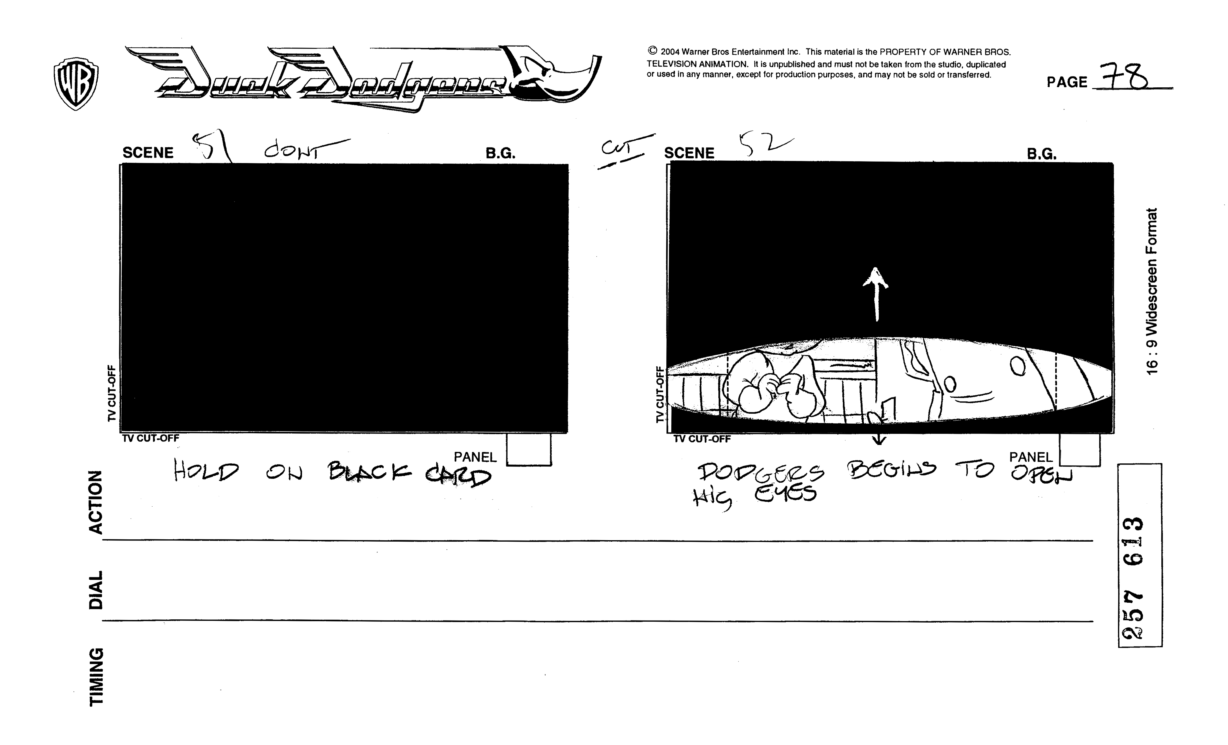 Duck Dodgers - CHARLES VISSER – STORYBOARDS