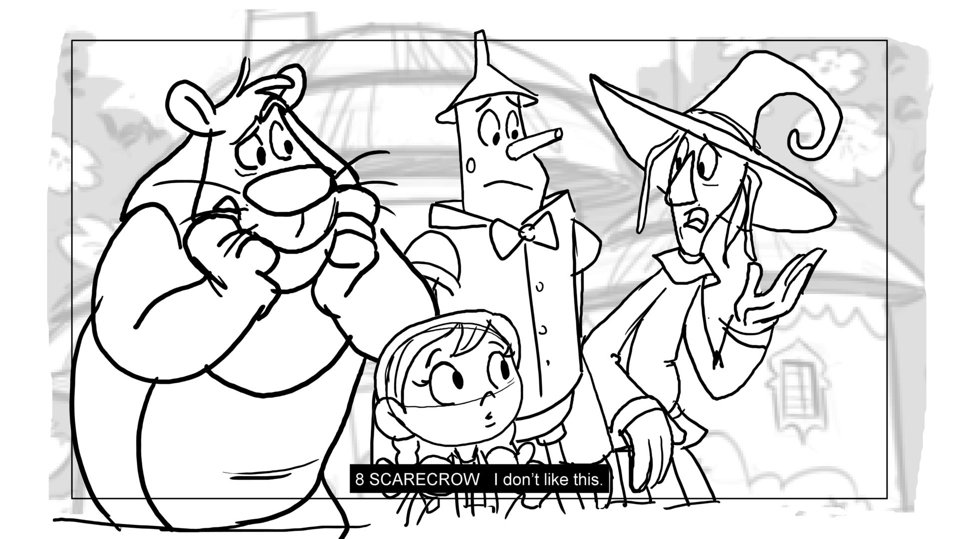 Dorothy and the Wizard of Oz - CHARLES VISSER – STORYBOARDS