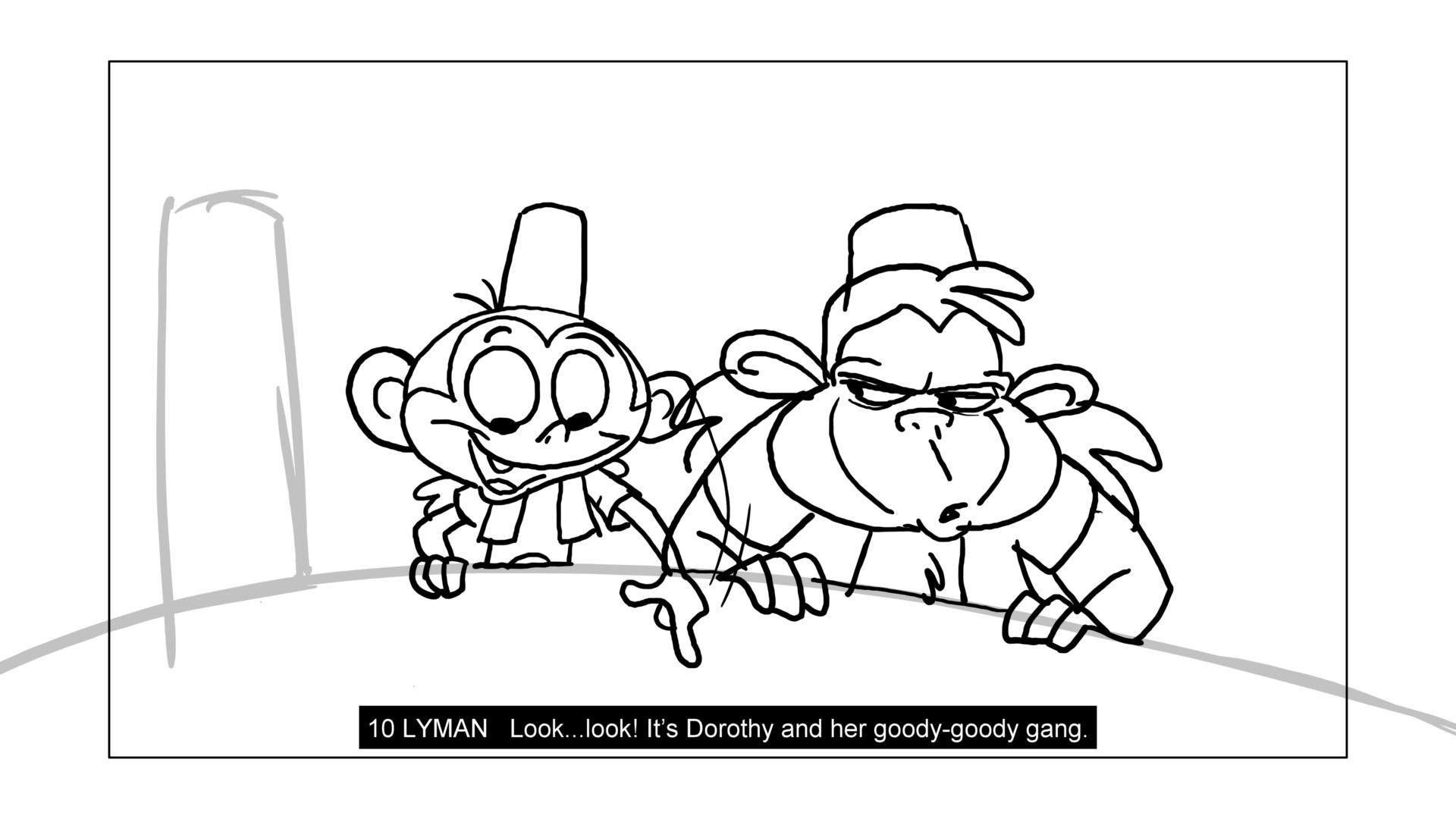 Dorothy and the Wizard of Oz - CHARLES VISSER – STORYBOARDS