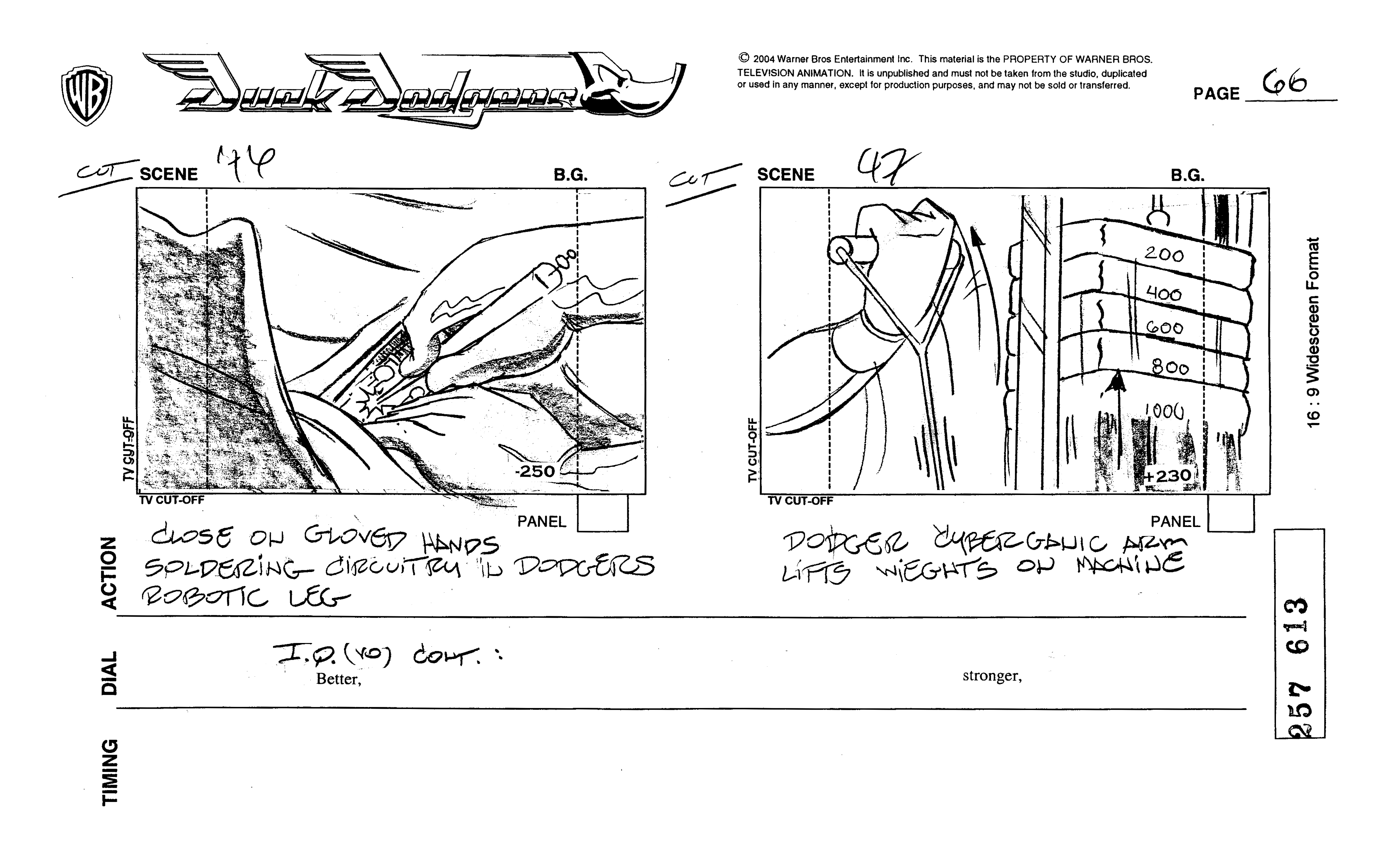 Duck Dodgers - CHARLES VISSER – STORYBOARDS