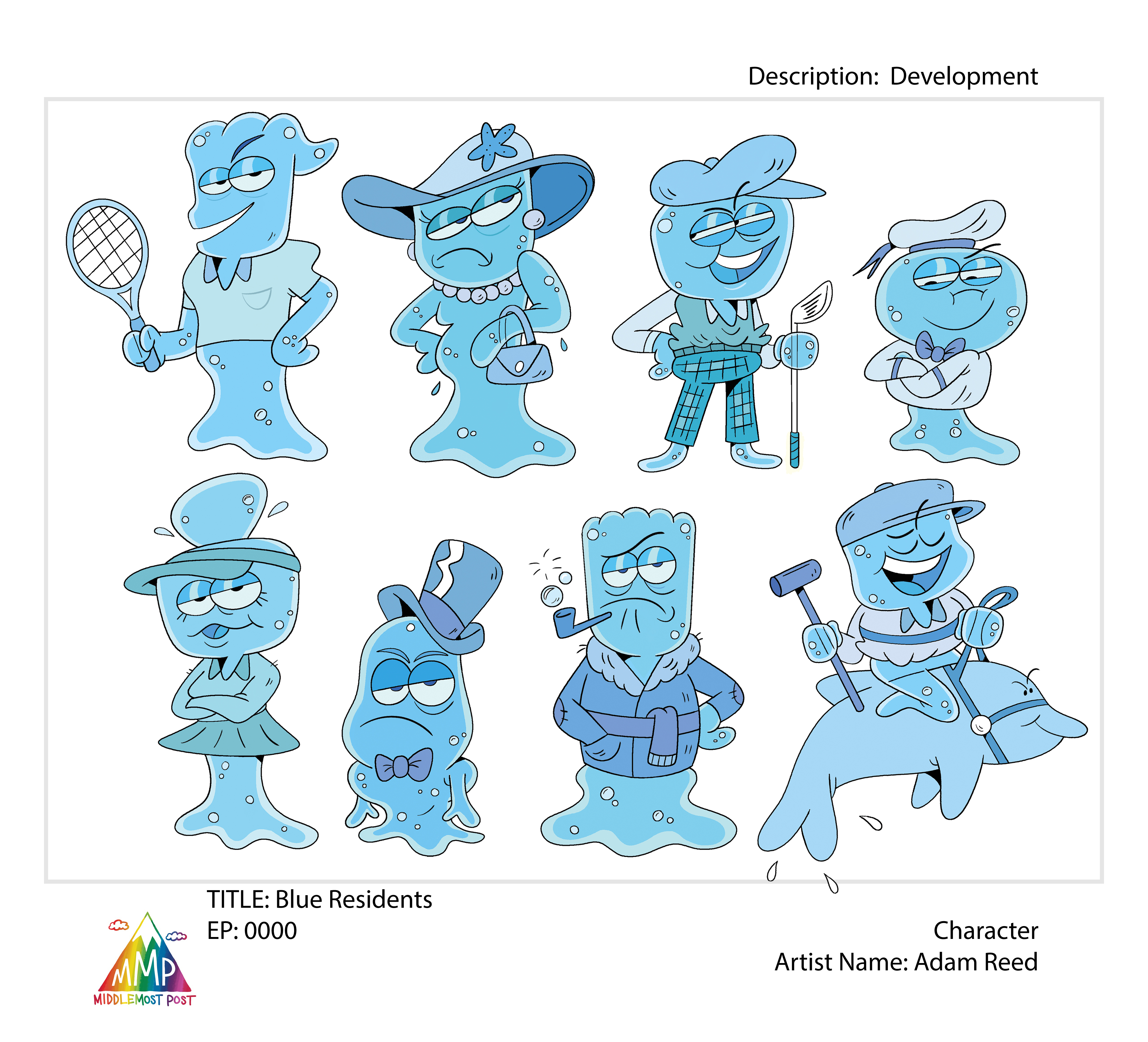 Professional Character Design - Adam T. Reed
