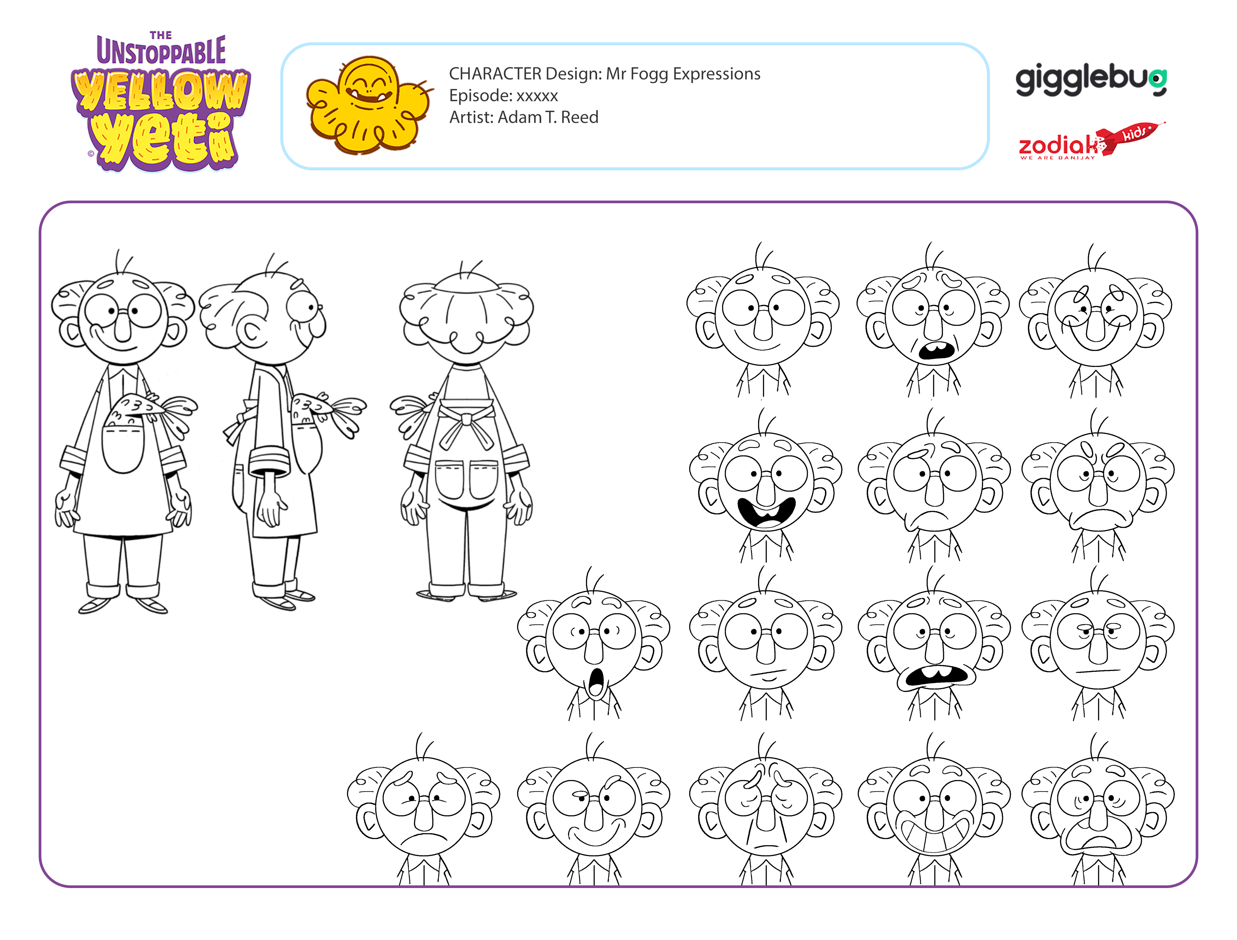 Professional Character Design - Adam T. Reed