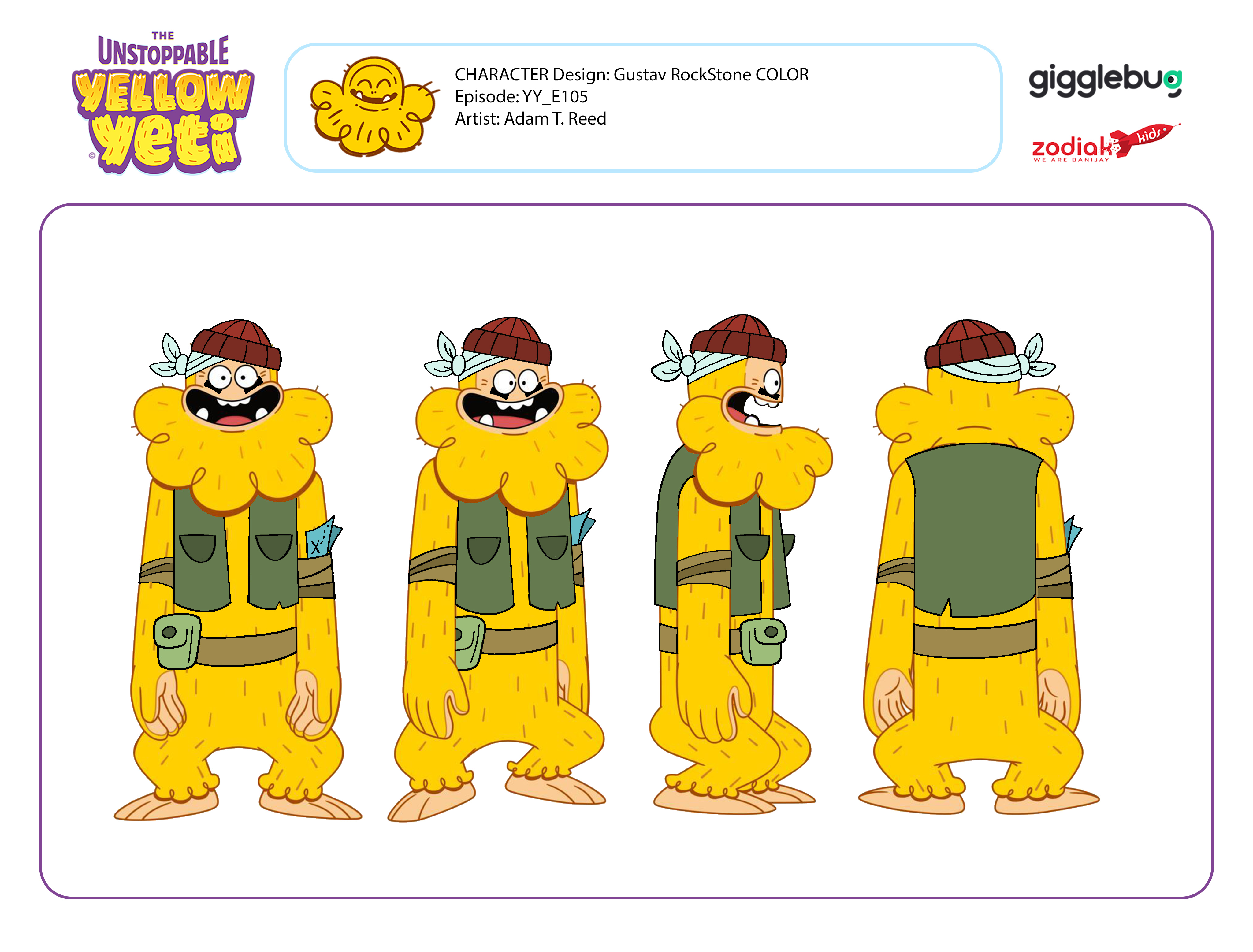 Professional Character Design - Adam T. Reed