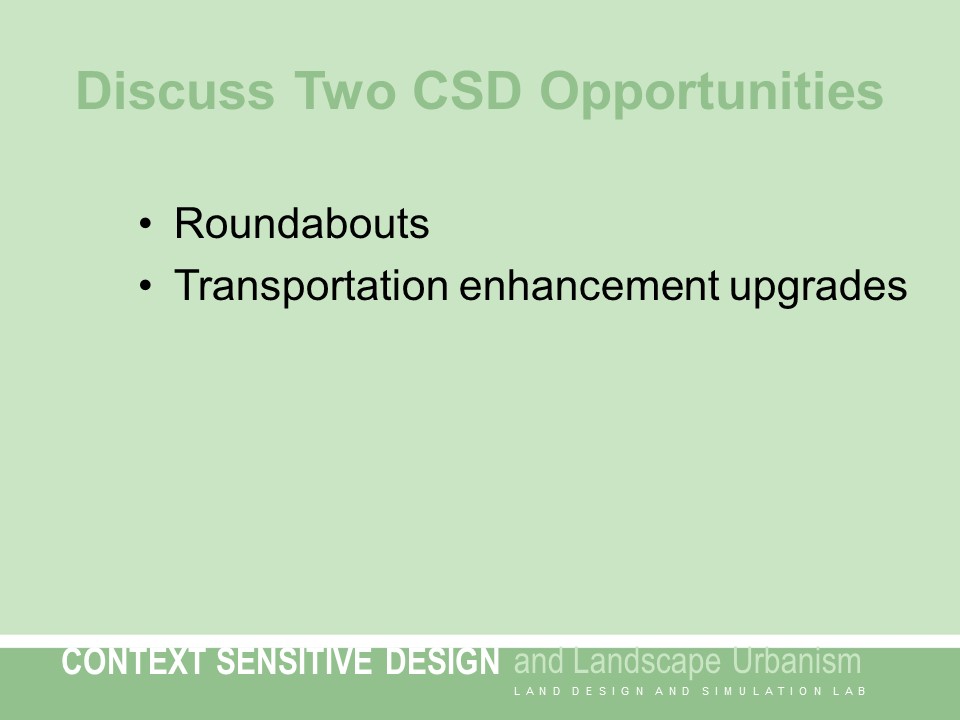 Context Sensitive Design - Patrick Alan Miller, Ph.D., FASLA, FCELA