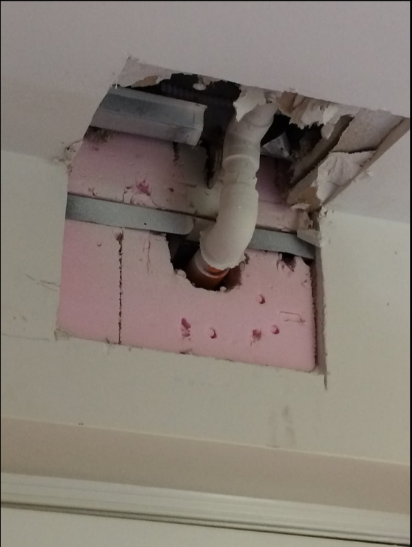 Sprinkler pipe investigation and remediation - Brenda Kuhn