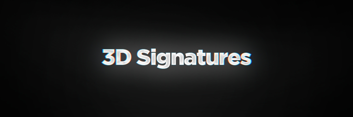 3D Signatures - Run’s Portfolio