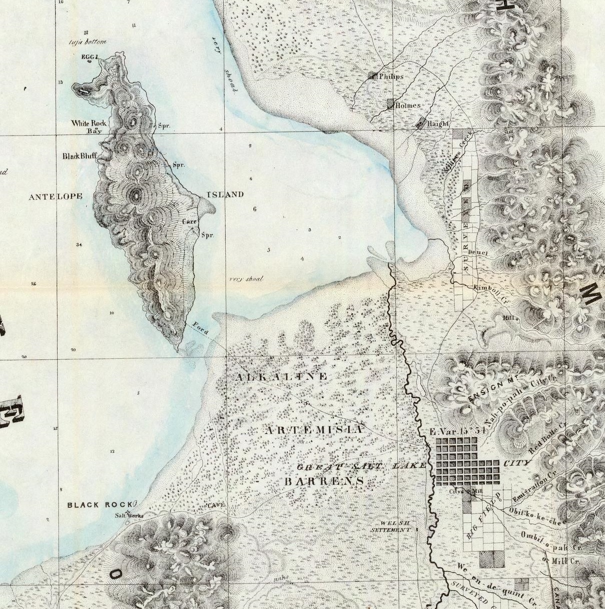 Map Collection: Great Salt Lake - Jacob Shell: Visual Work + Short Essays