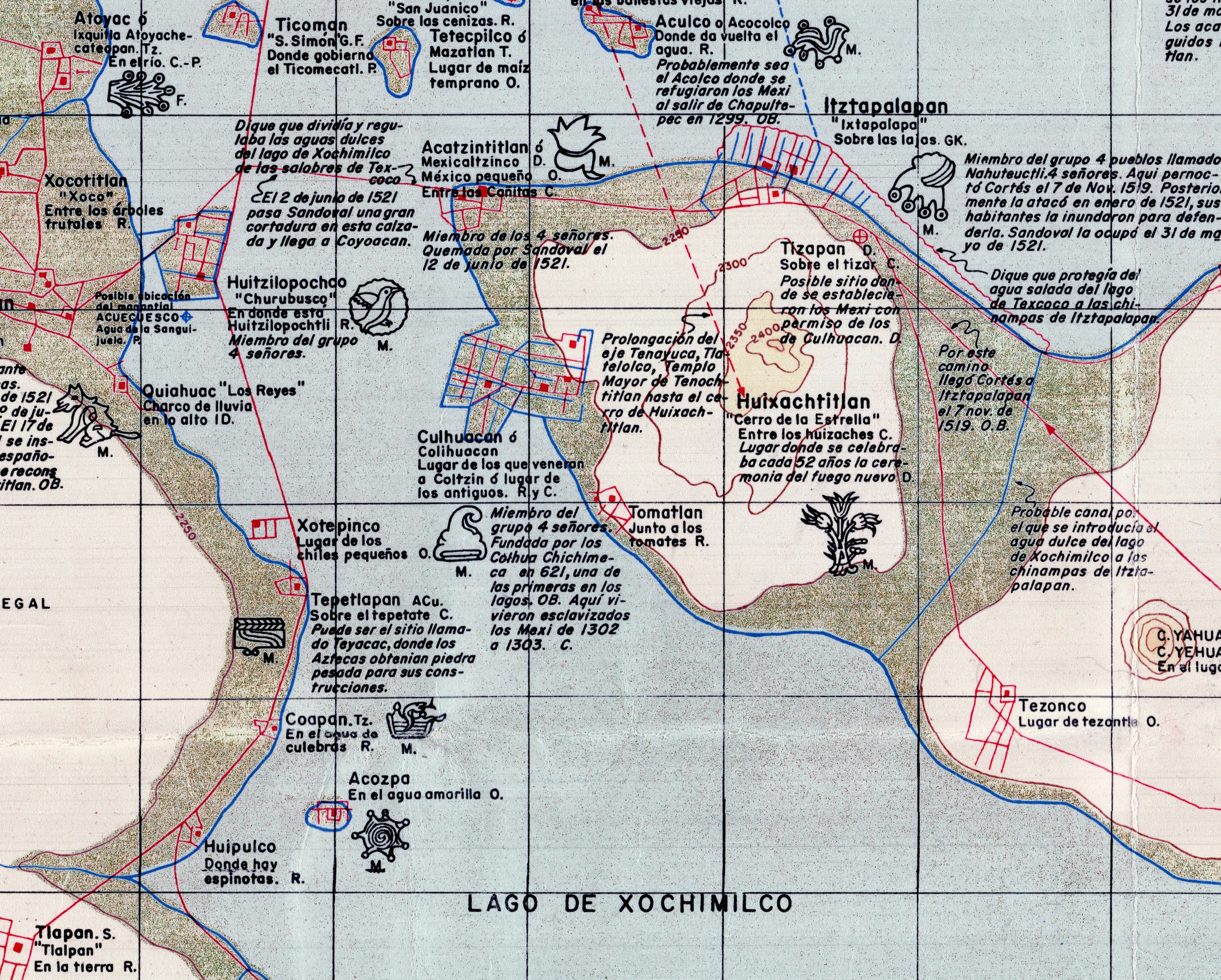 Map Collection: Tenochtitlan (1968 Reconstruction) - Jacob Shell ...