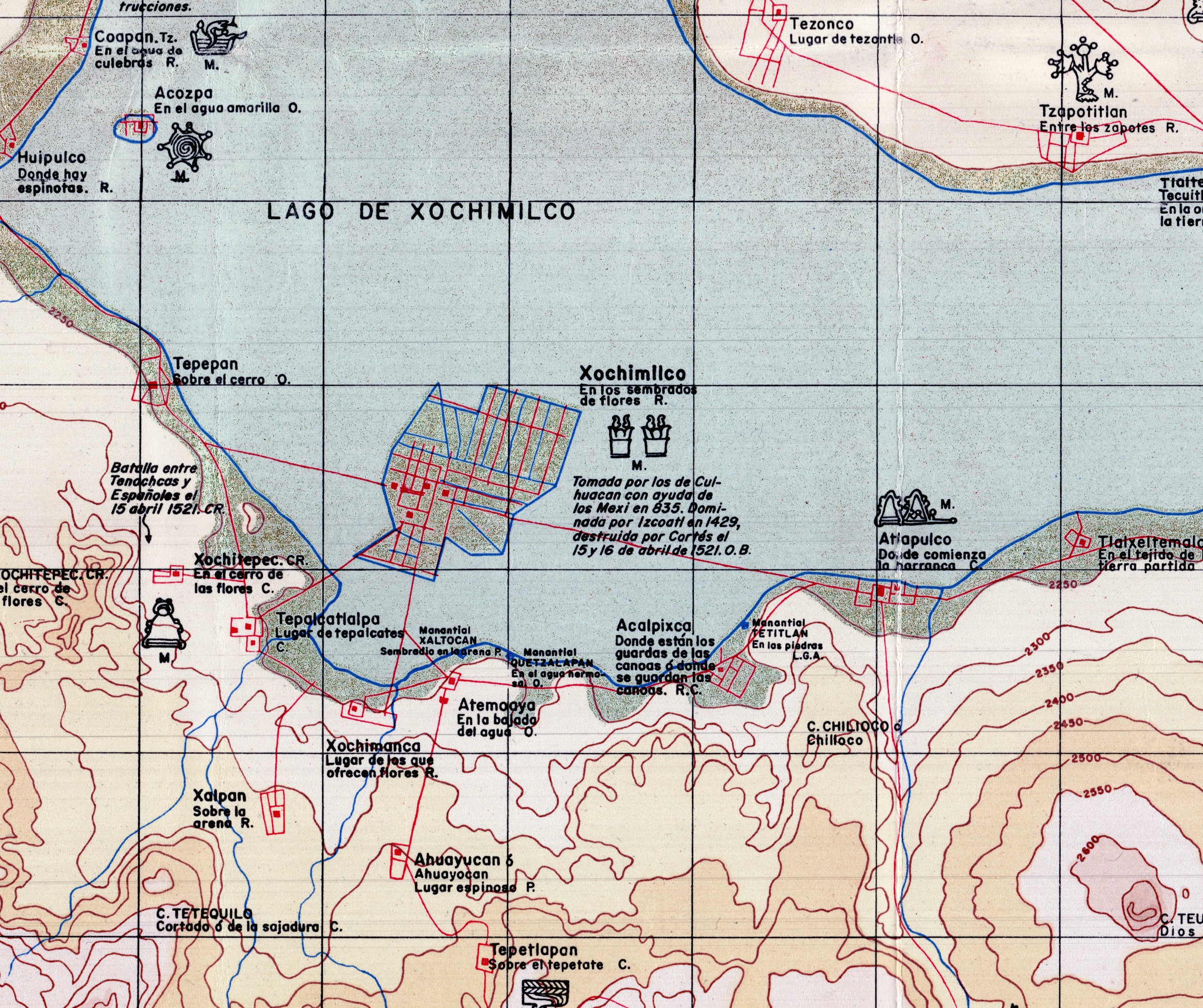 Lake Texcoco Map