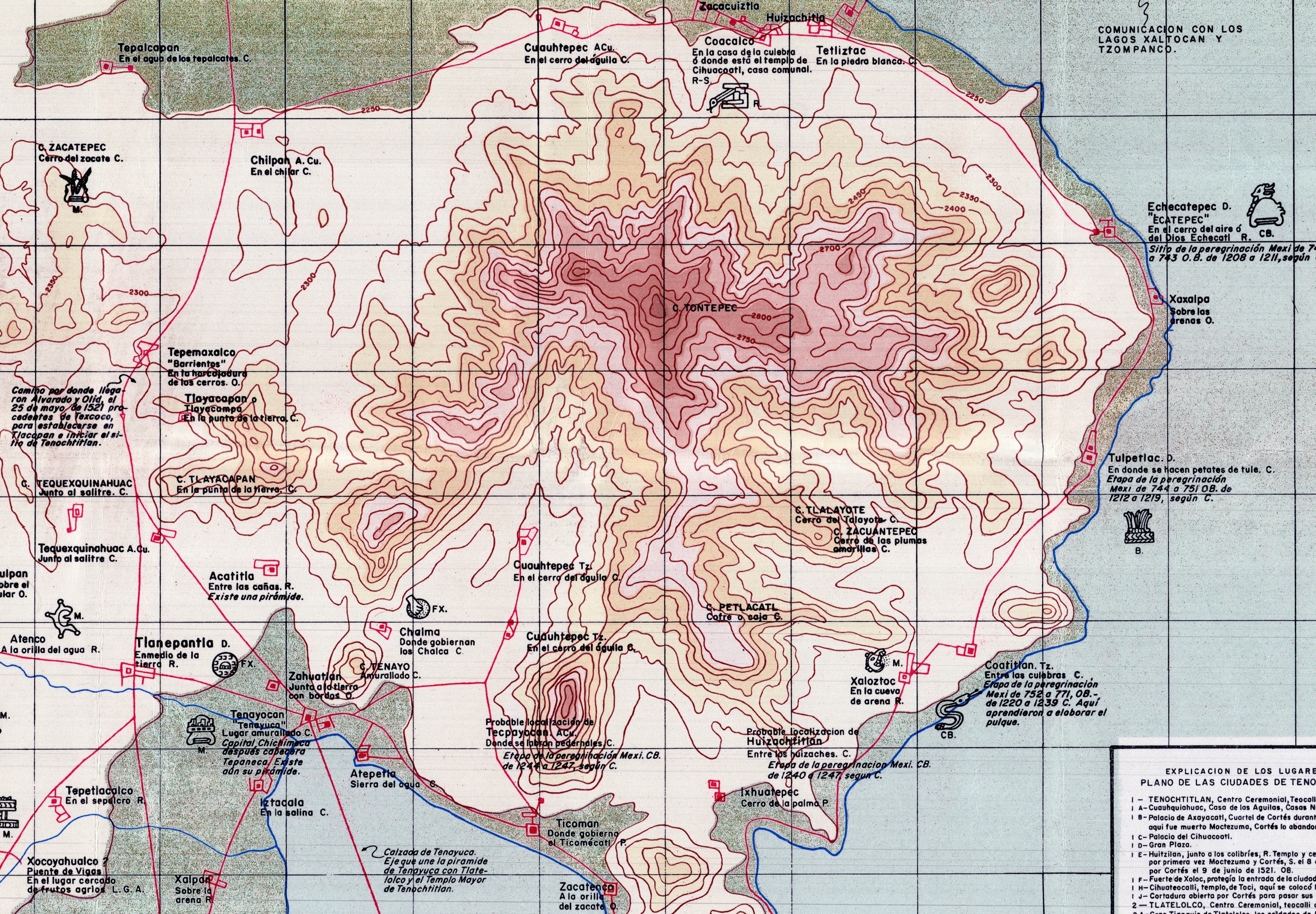 Map Collection: Tenochtitlan (1968 Reconstruction) - Jacob Shell ...