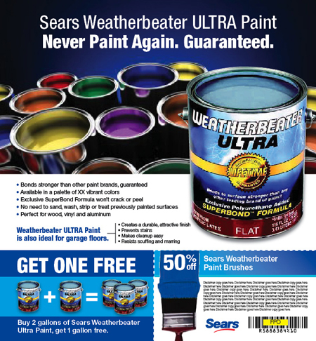 Sears Weatherbeater Paint Colors