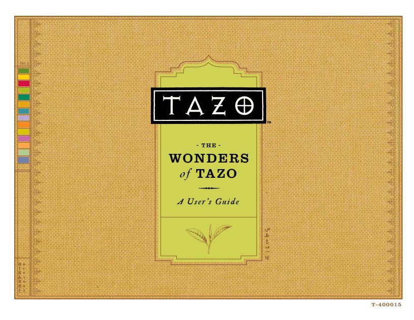 Tazo Brand Book - Thomas Prowell