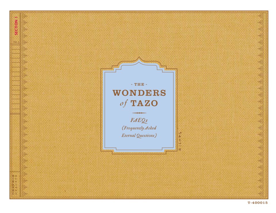 Tazo Brand Book - Thomas Prowell
