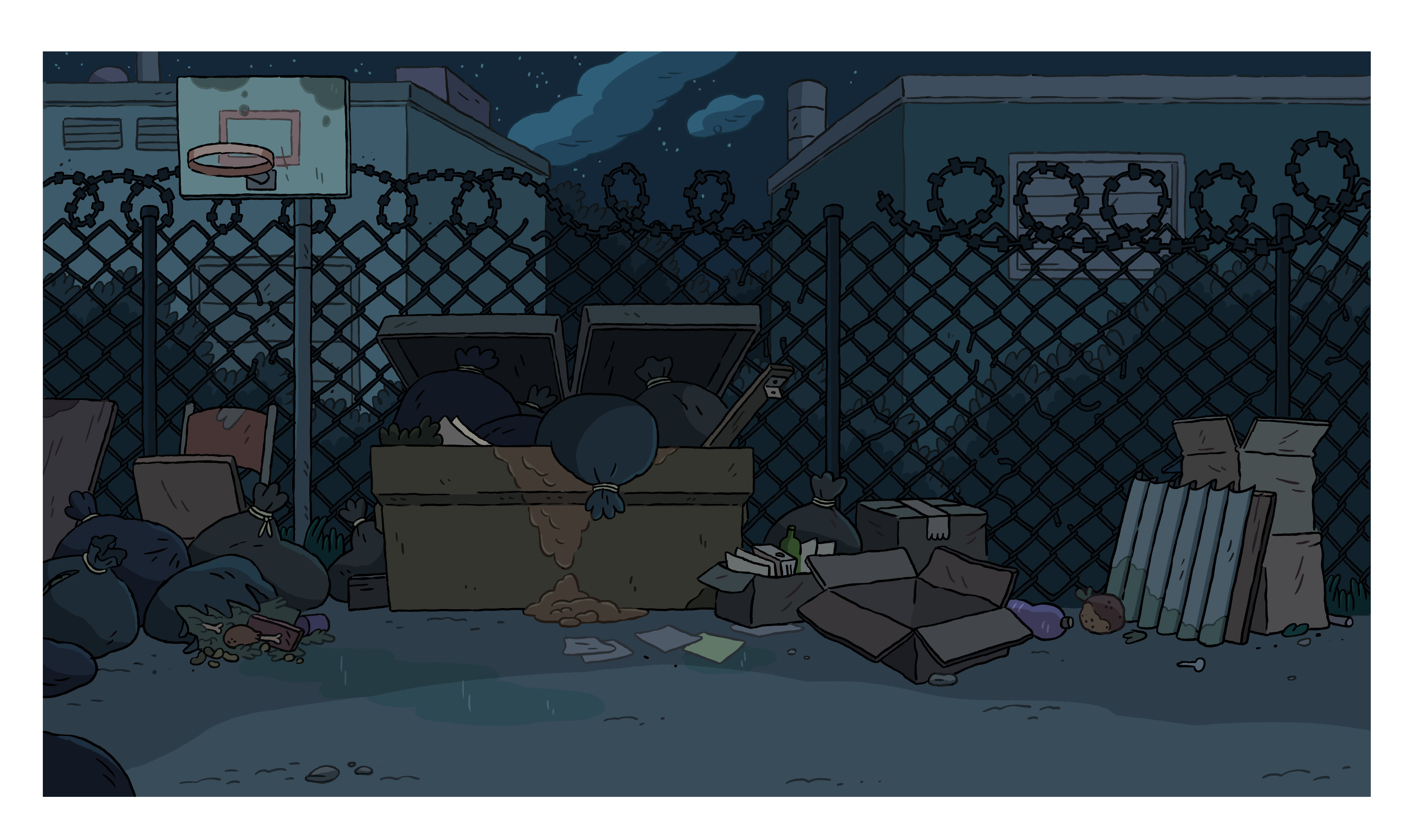 Clarence - BG Paint - Carolyn (Caro) Ramirez Portfolio