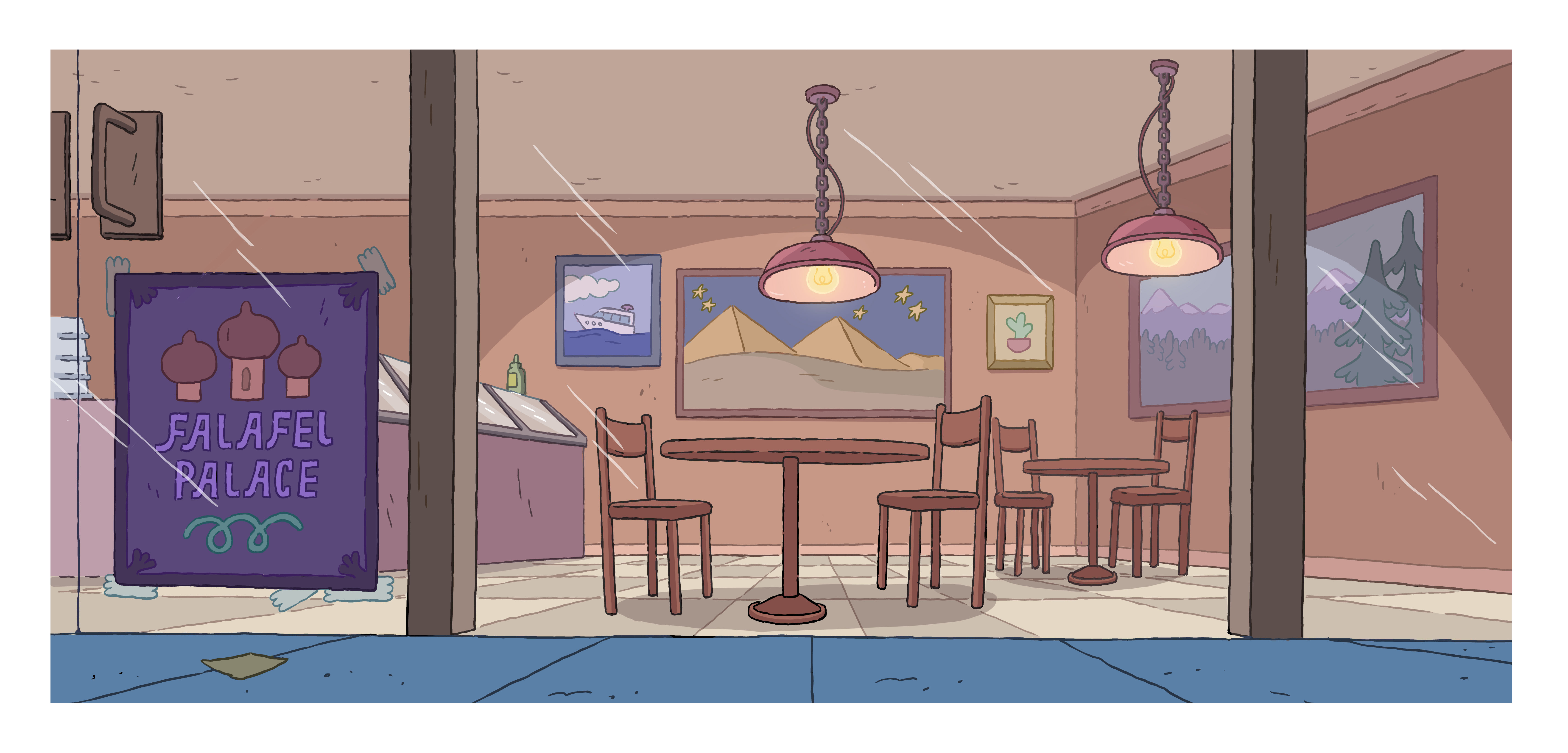 Clarence - BG Paint - Carolyn (Caro) Ramirez Portfolio