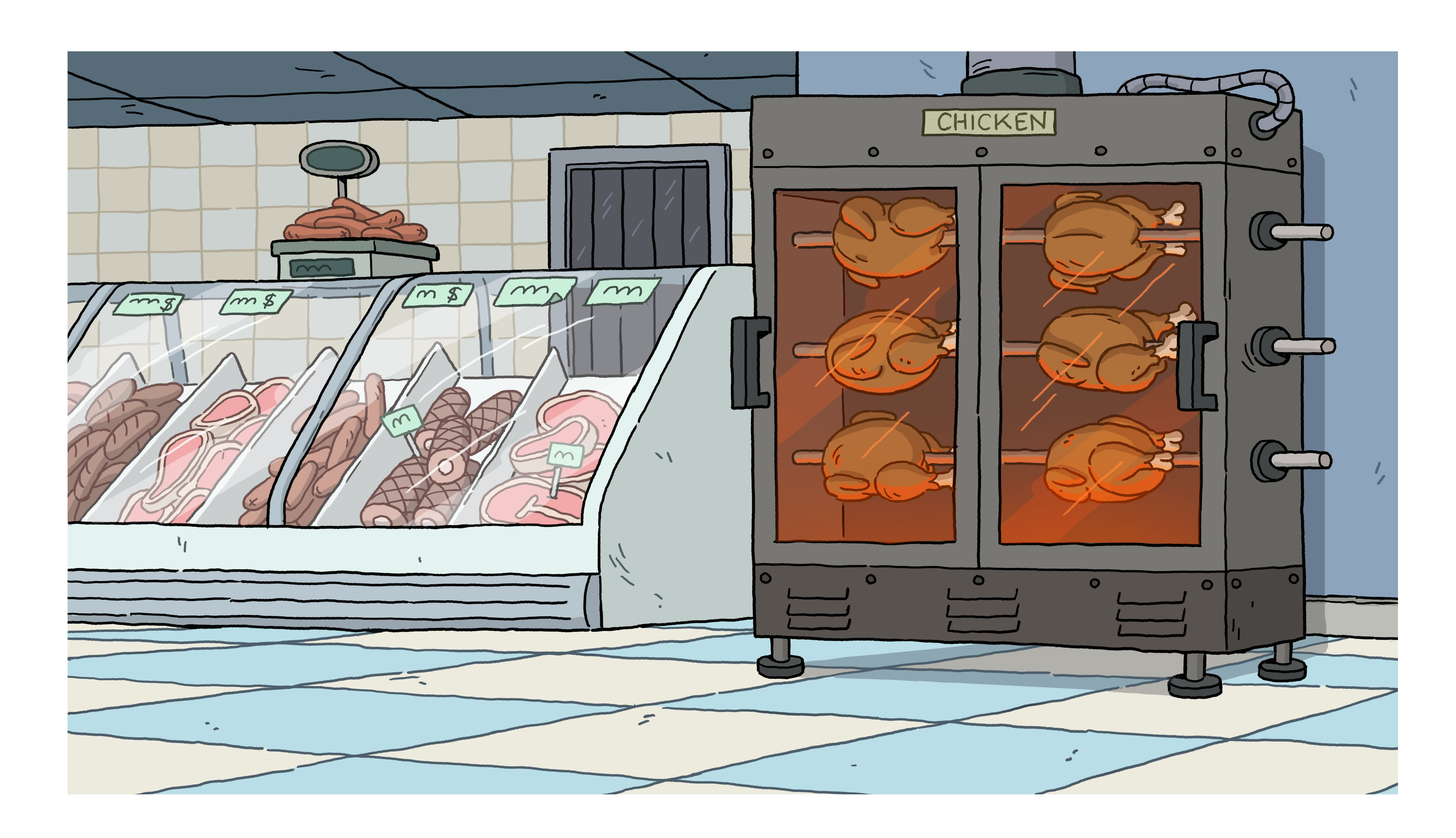 Clarence - BG Paint - Carolyn (Caro) Ramirez Portfolio