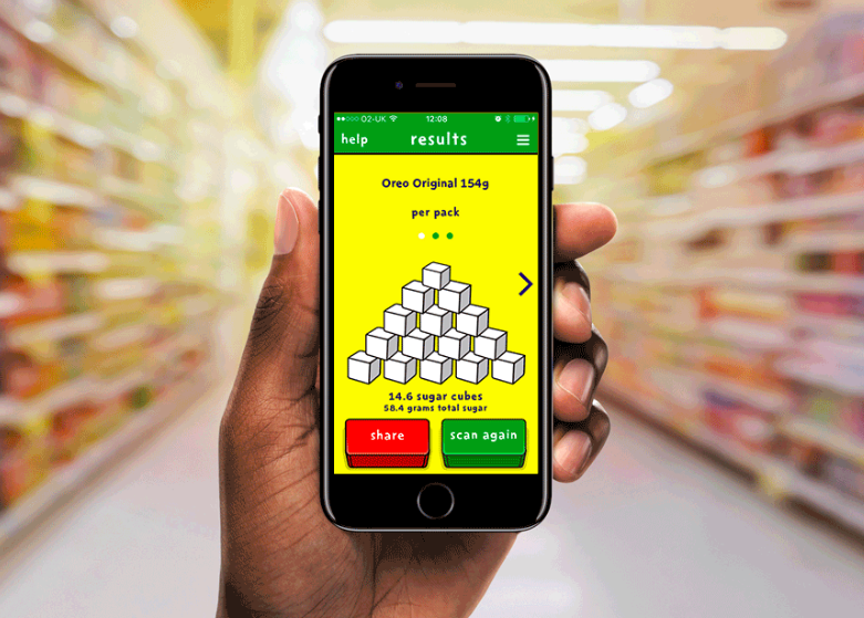 Change4Life (sugar smart app) - David Fleetwood Creative Director