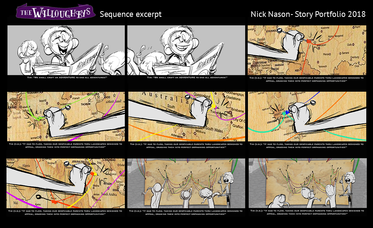 The Willoughbys (2020) feature: Reprehensible Travel Agency - Nick Nason