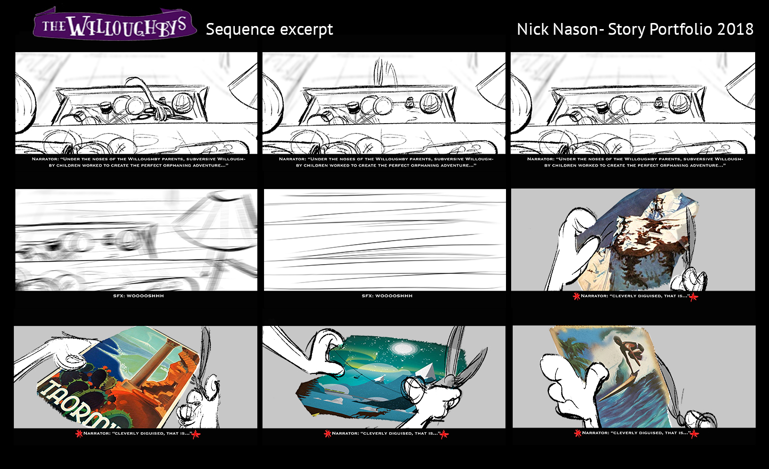 The Willoughbys (2020) feature: Reprehensible Travel Agency - Nick Nason