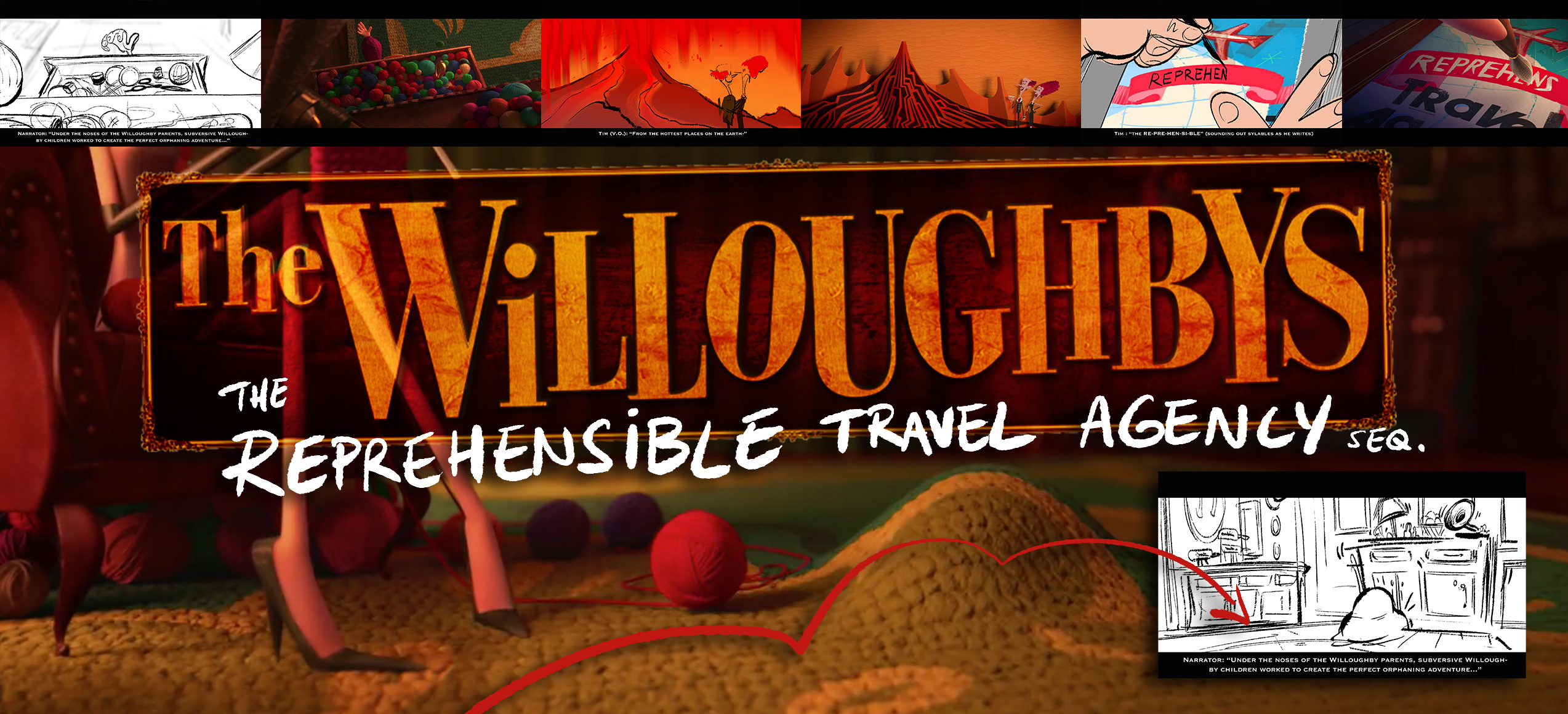 The Willoughbys (2020) feature: Reprehensible Travel Agency - Nick Nason