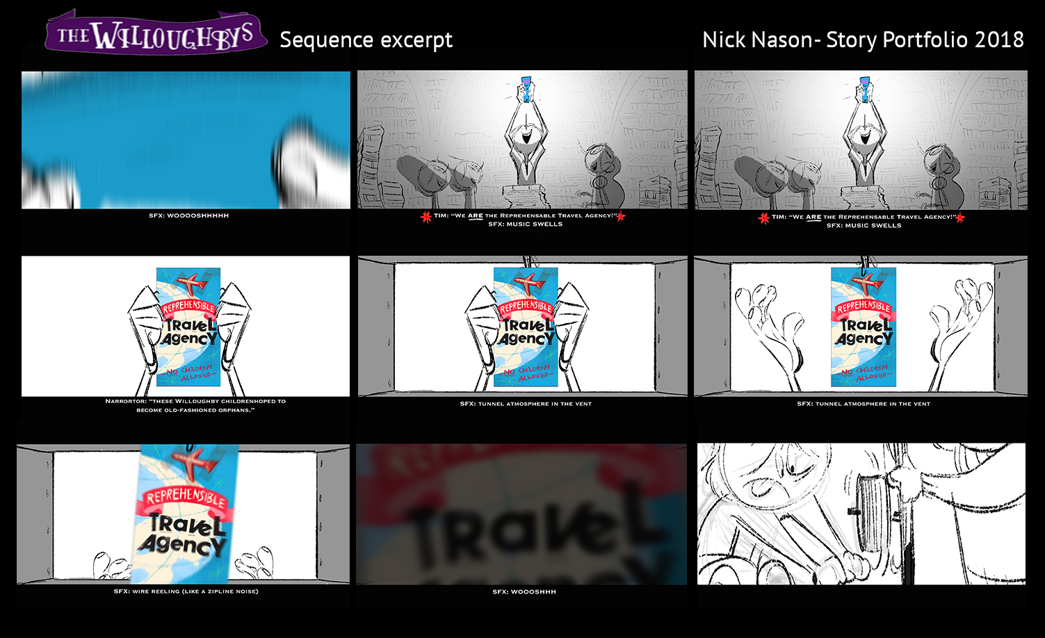 The Willoughbys (2020) feature: Reprehensible Travel Agency - Nick Nason