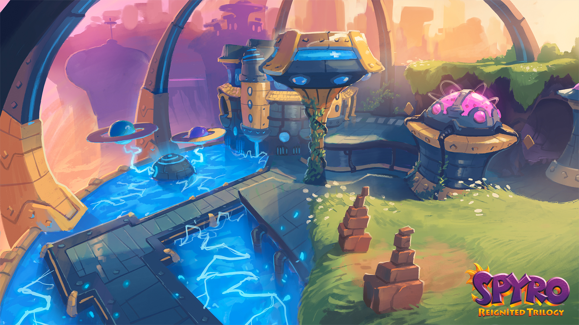 Spyro Reignited- Environments - John Loren Illustration
