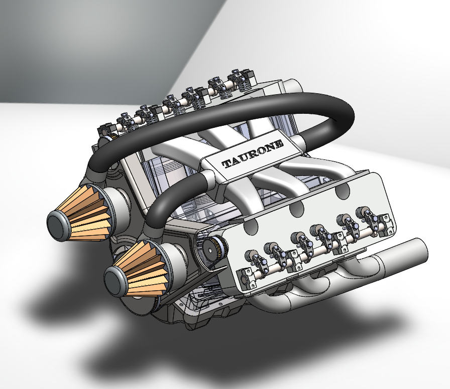 2 Turbo V6 Engine in SolidWorks - Ian Taurone