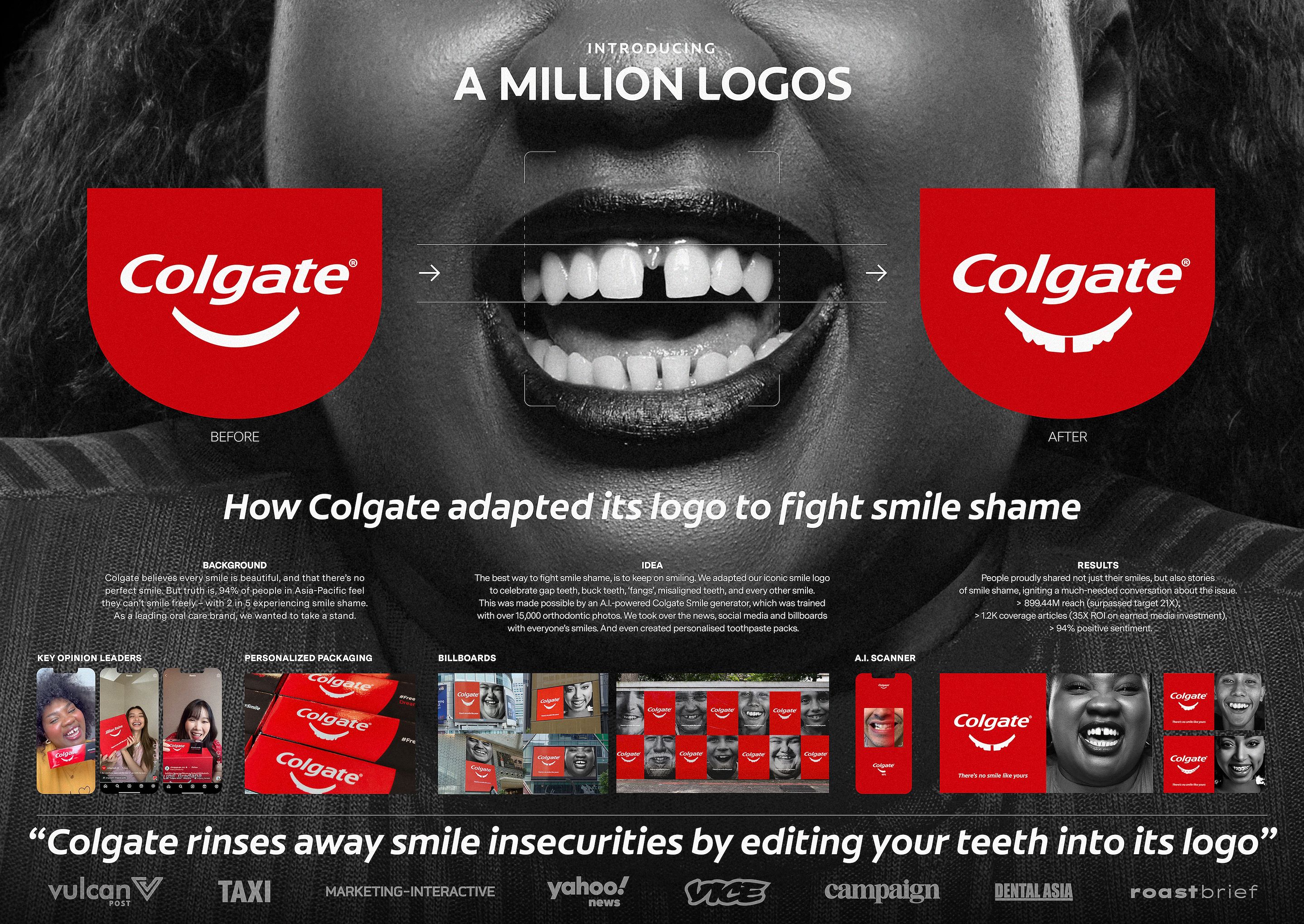 COLGATE - A MILLION LOGOS