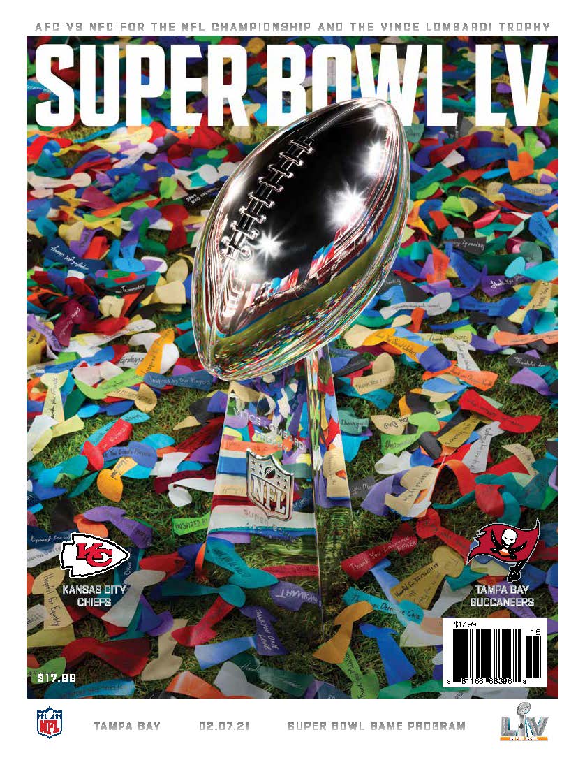 Super Bowl 55 Ticket and Brochure Art - MARIN