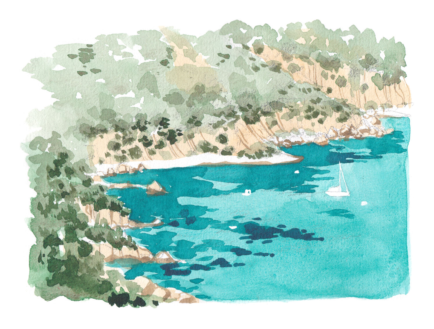 Sardinia Sketch