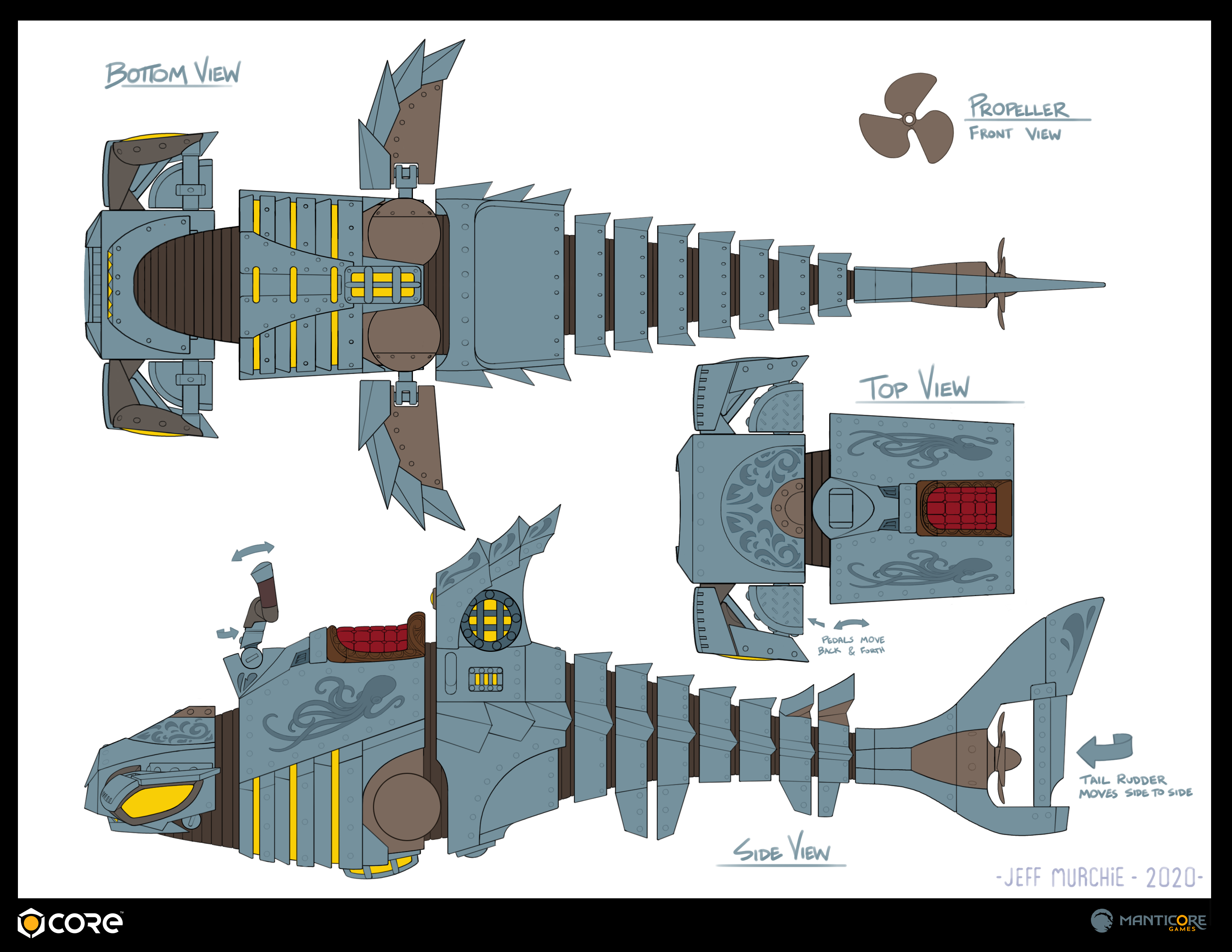 CORE games concept art - Manticore Games - The Art of Jeff Murchie