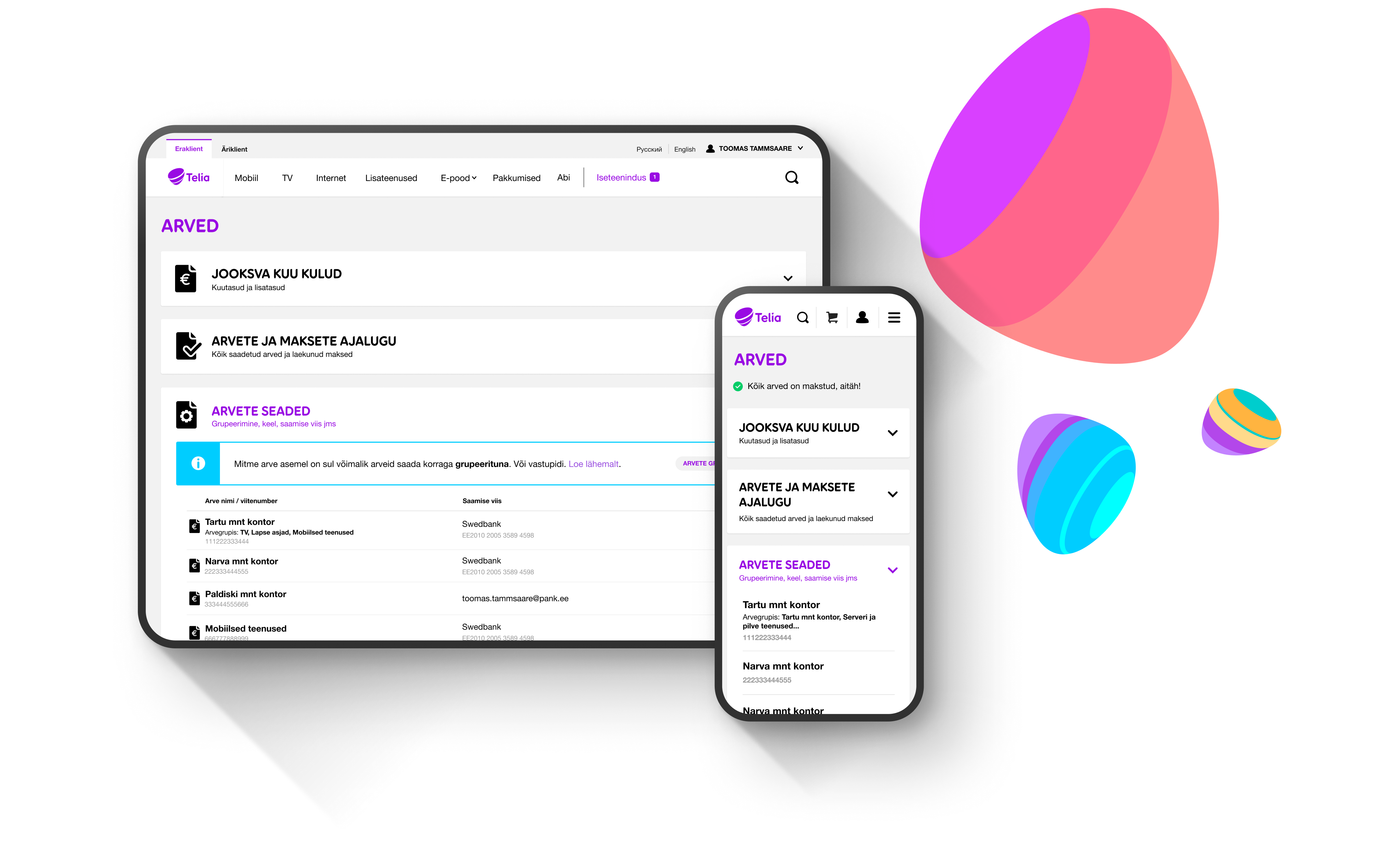 Telia - Reactive* UX/UI Design Studio