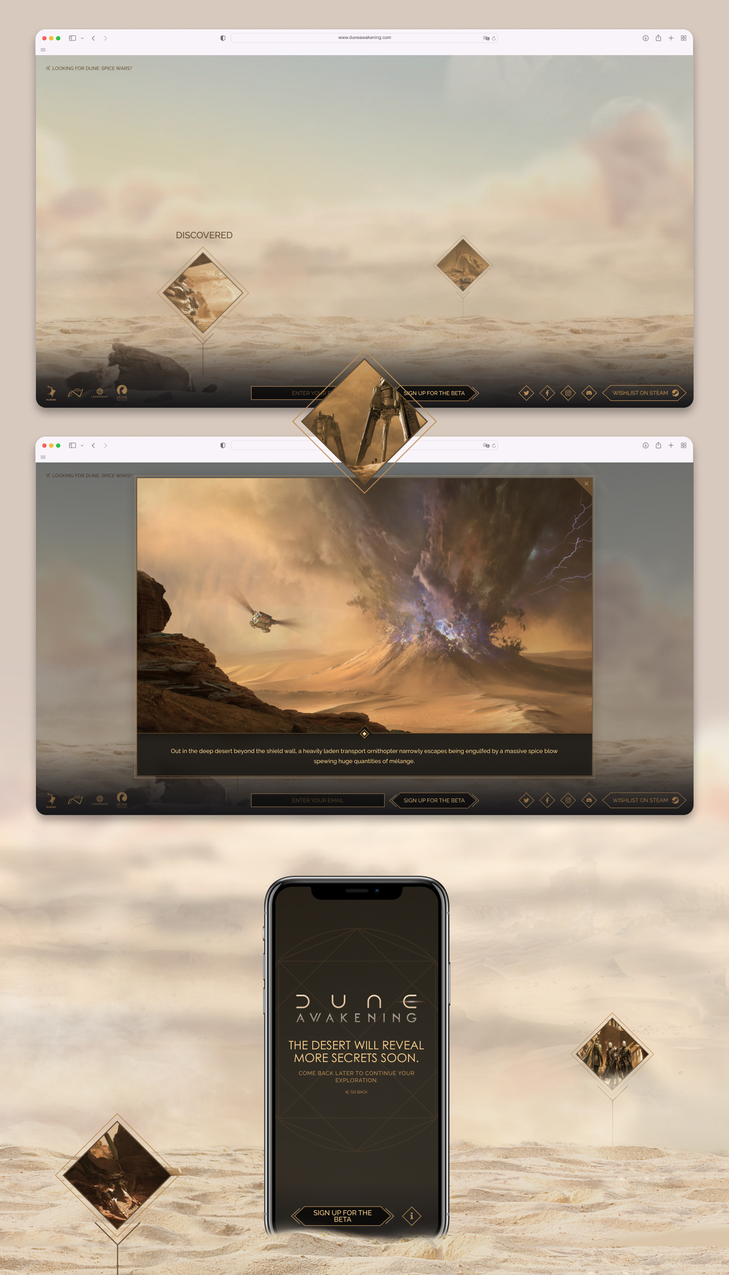 Dune: Awakening - Phase 1 - Le portfolio de Marylene Raymond