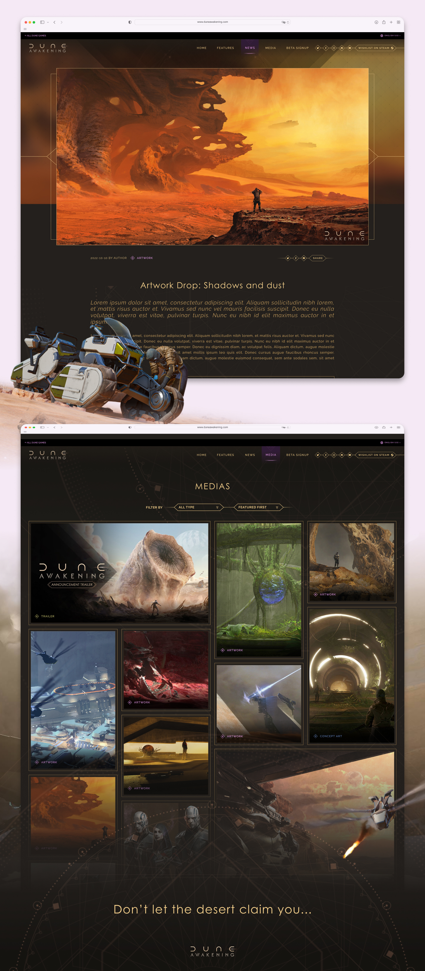 Dune: Awakening - Phase 2 - Le portfolio de Marylene Raymond