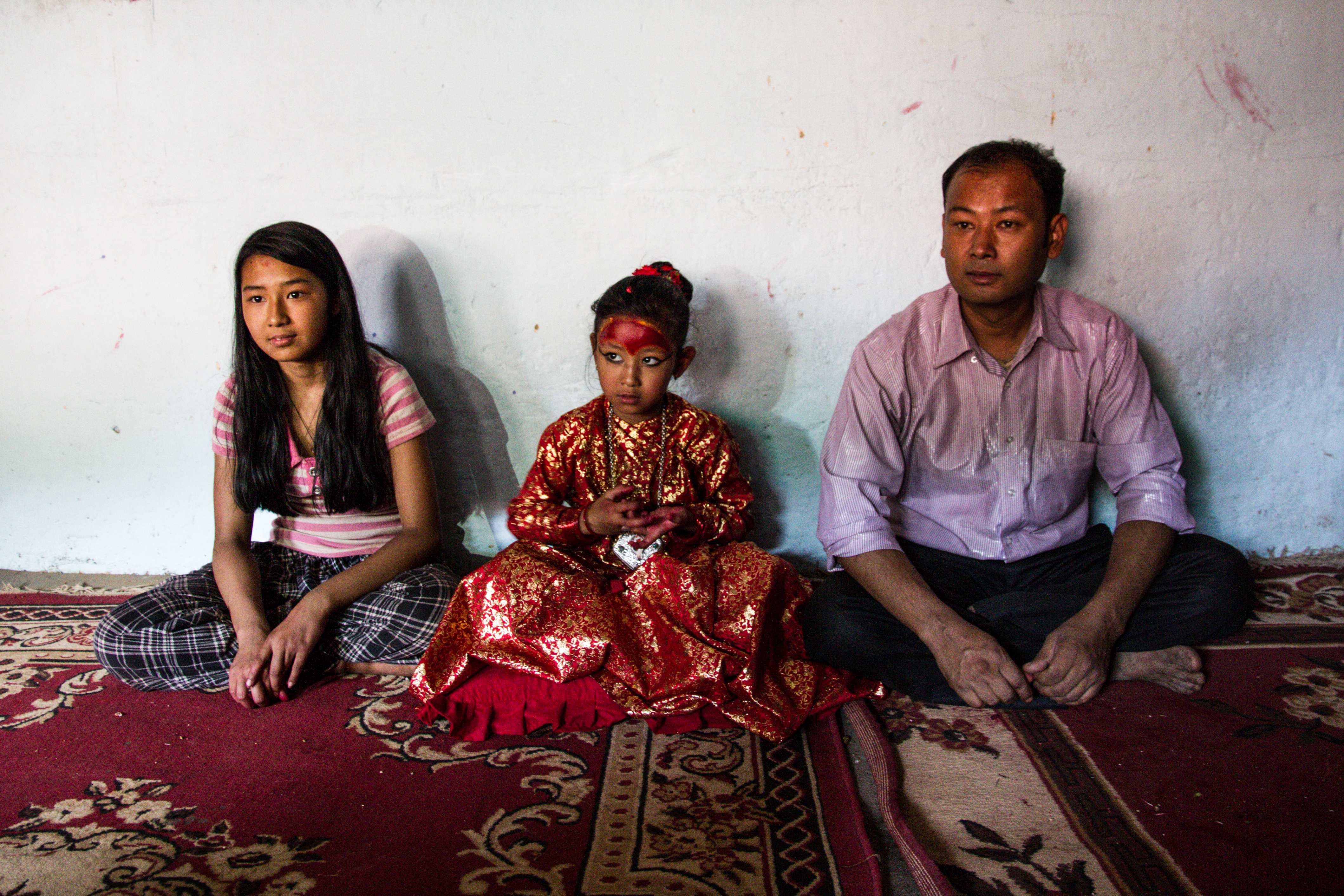 She is the Kumari -The Living Goddess - Viviana Corvaia