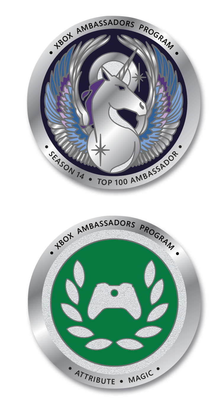 Xbox Ambassador Coins - Portfolio of James Aparis