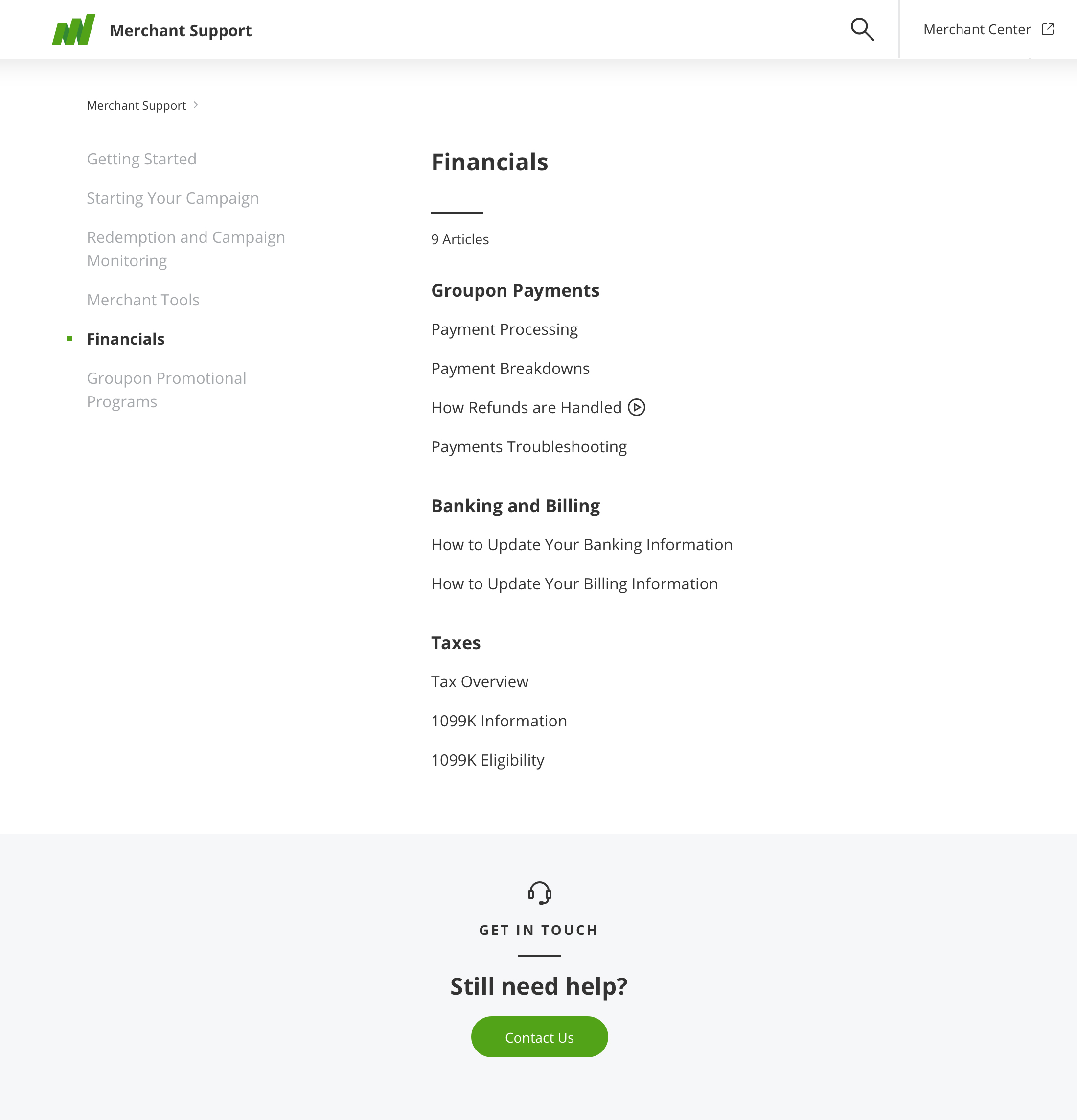 Groupon Merchant Support - Michael Grace / Designer