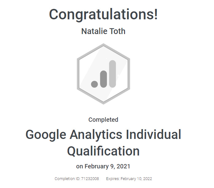 About - Natalie Toth