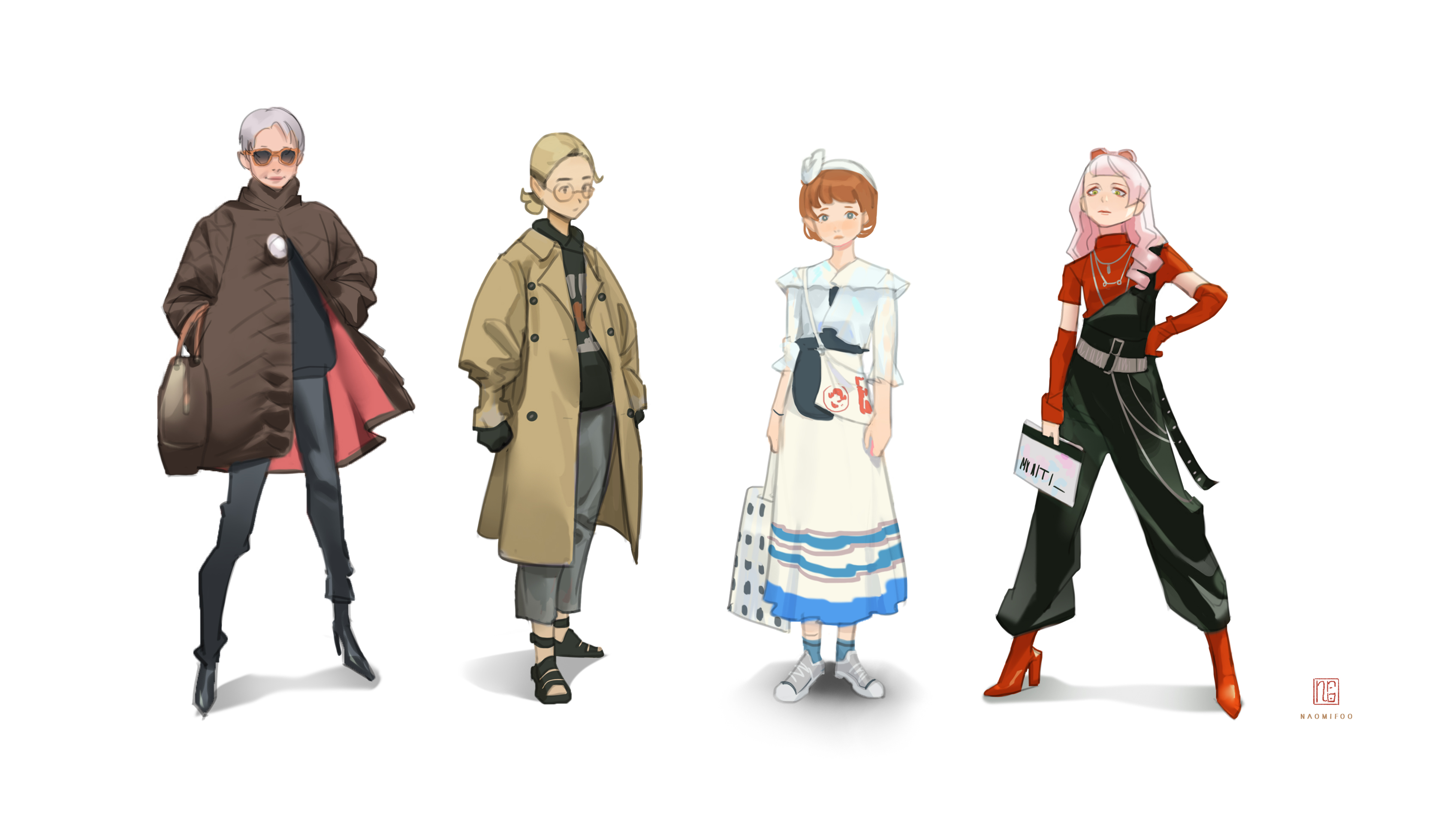 Sketches - Art of Naomi Foo | Character design | Concept art