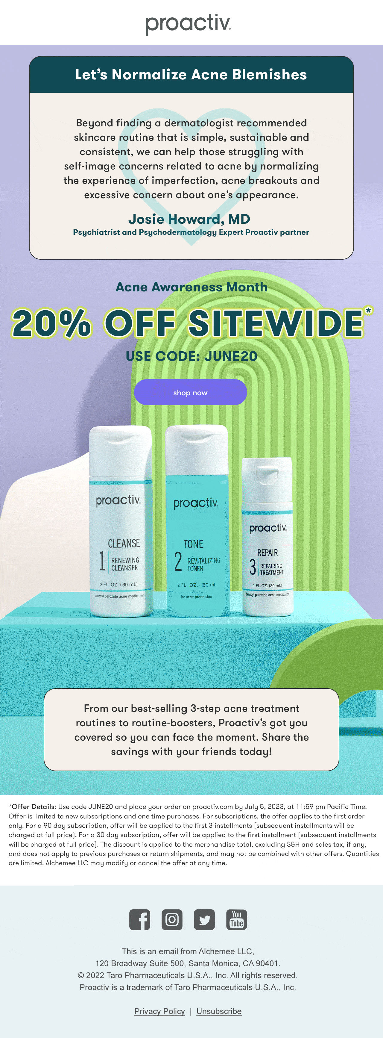 Proactiv: Monthly Campaigns - Jessica Kivnik
