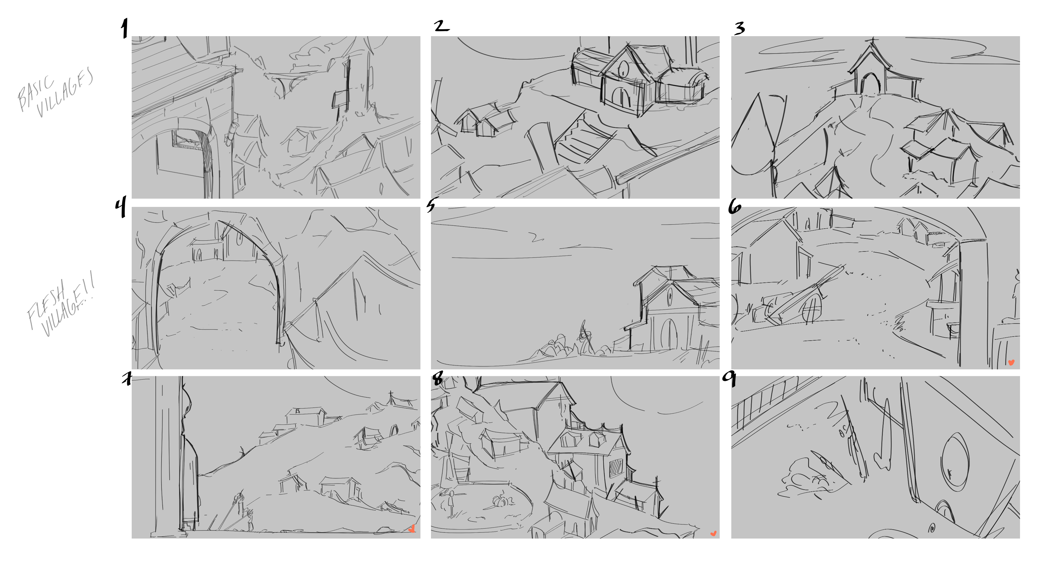 Sketches and Process - Kayla Wargo