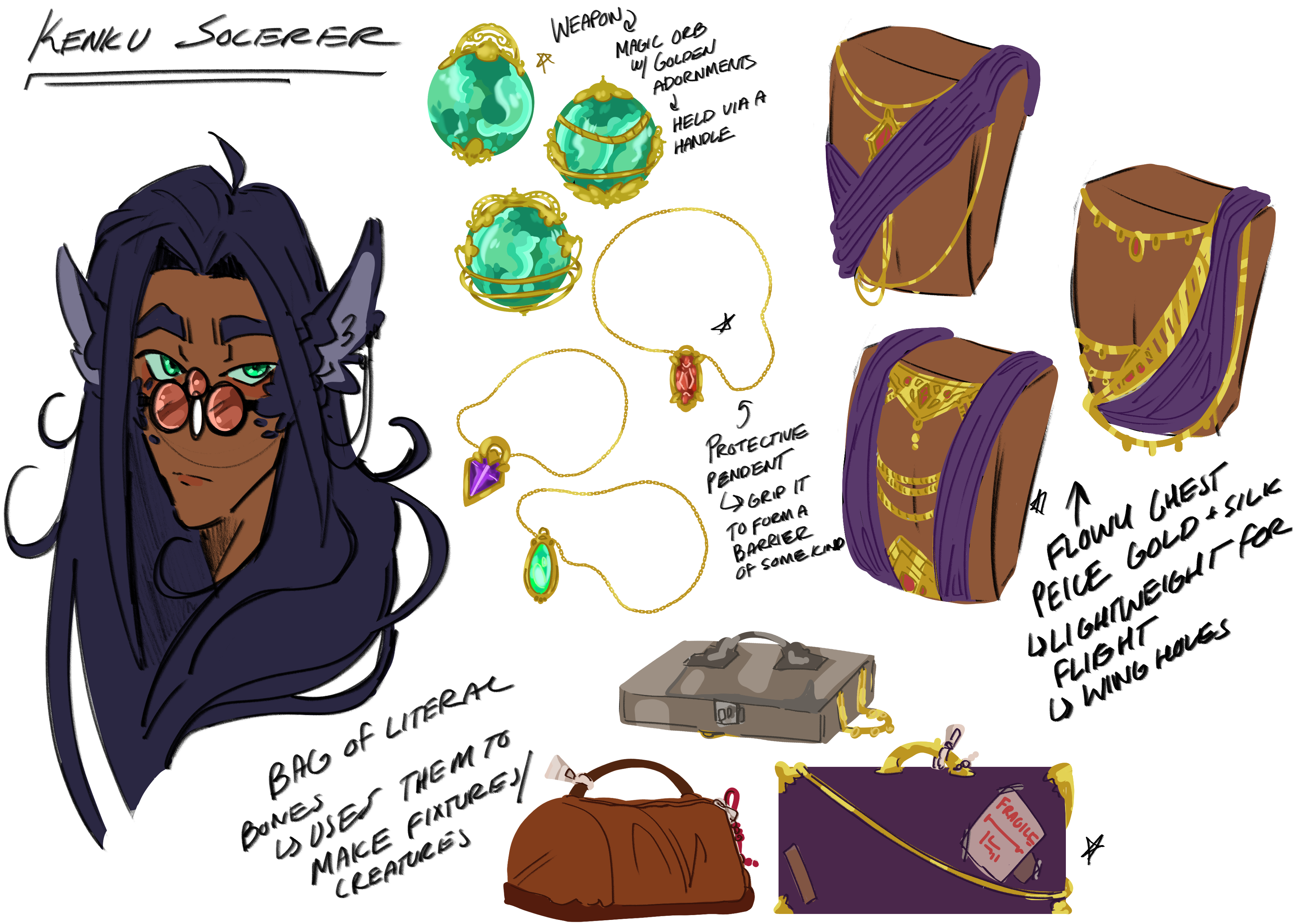 Sketches and Process - Kayla Wargo