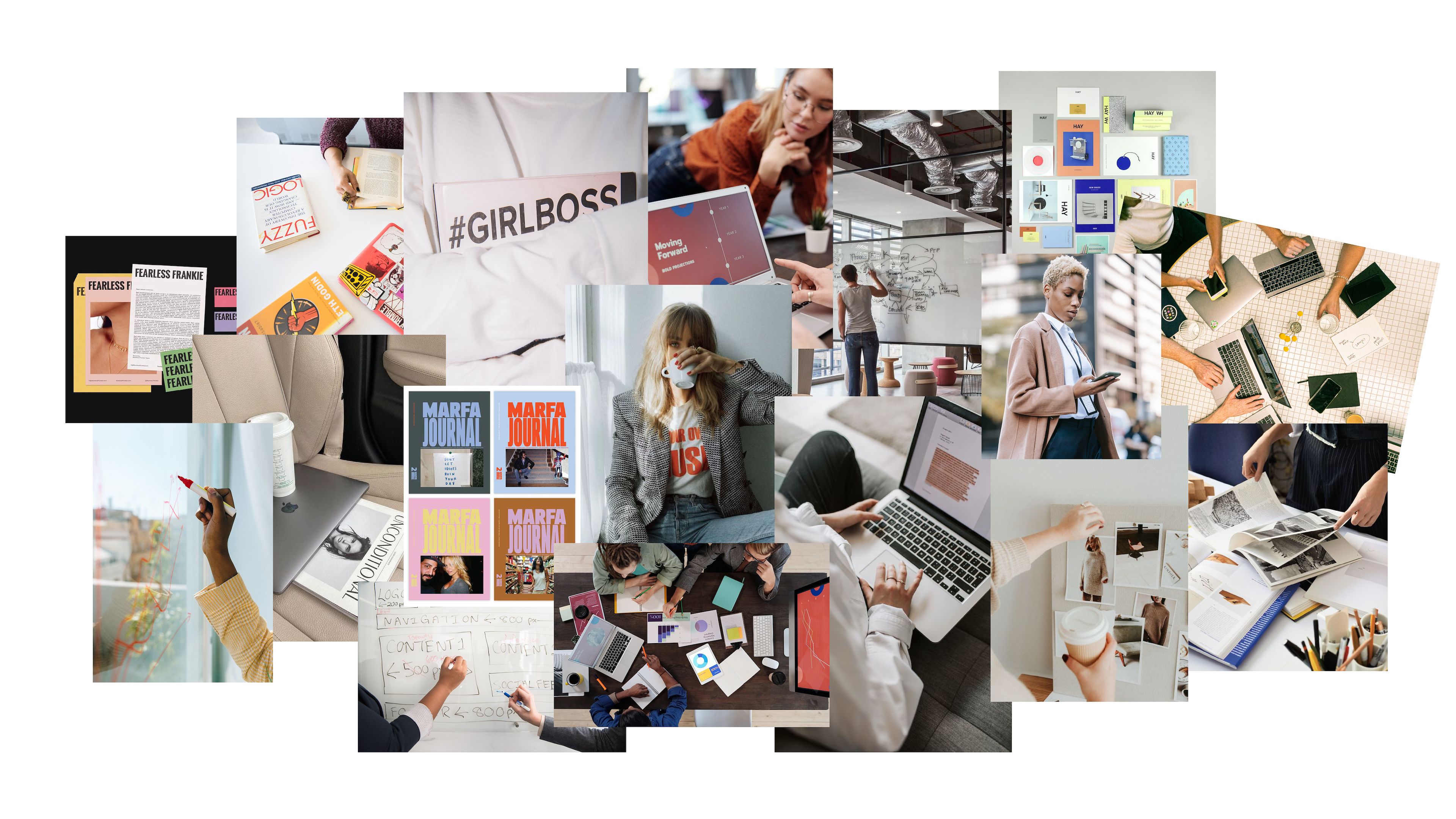 AND Marketing visual identity project - bia gaidys brand strategy & design