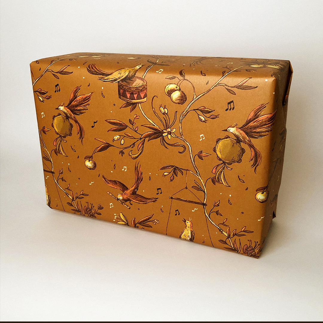 Gift Wrapping Paper Design - Daria Danilova
