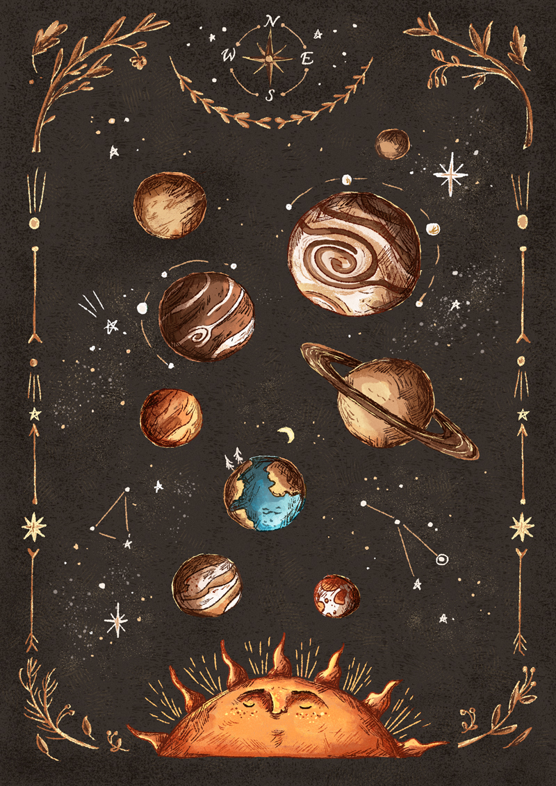 Space Postcards - Daria Danilova