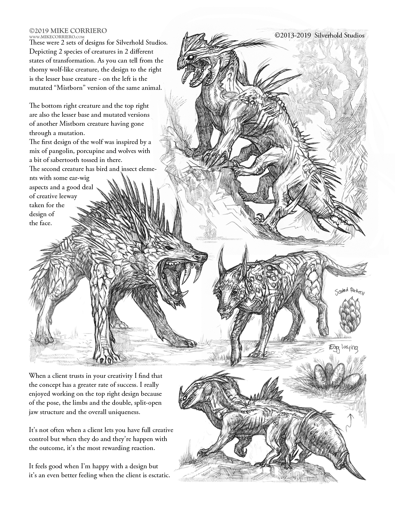 Sketches and Designs