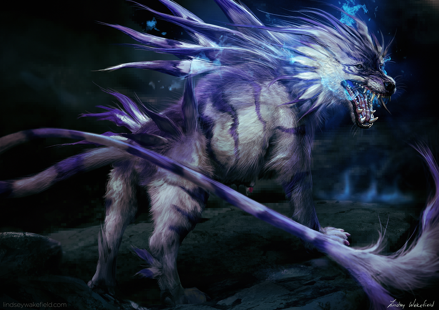 Digimon: Tsunomon, Gabumon, and Garurumon - The Art of Lindsey Wakefield