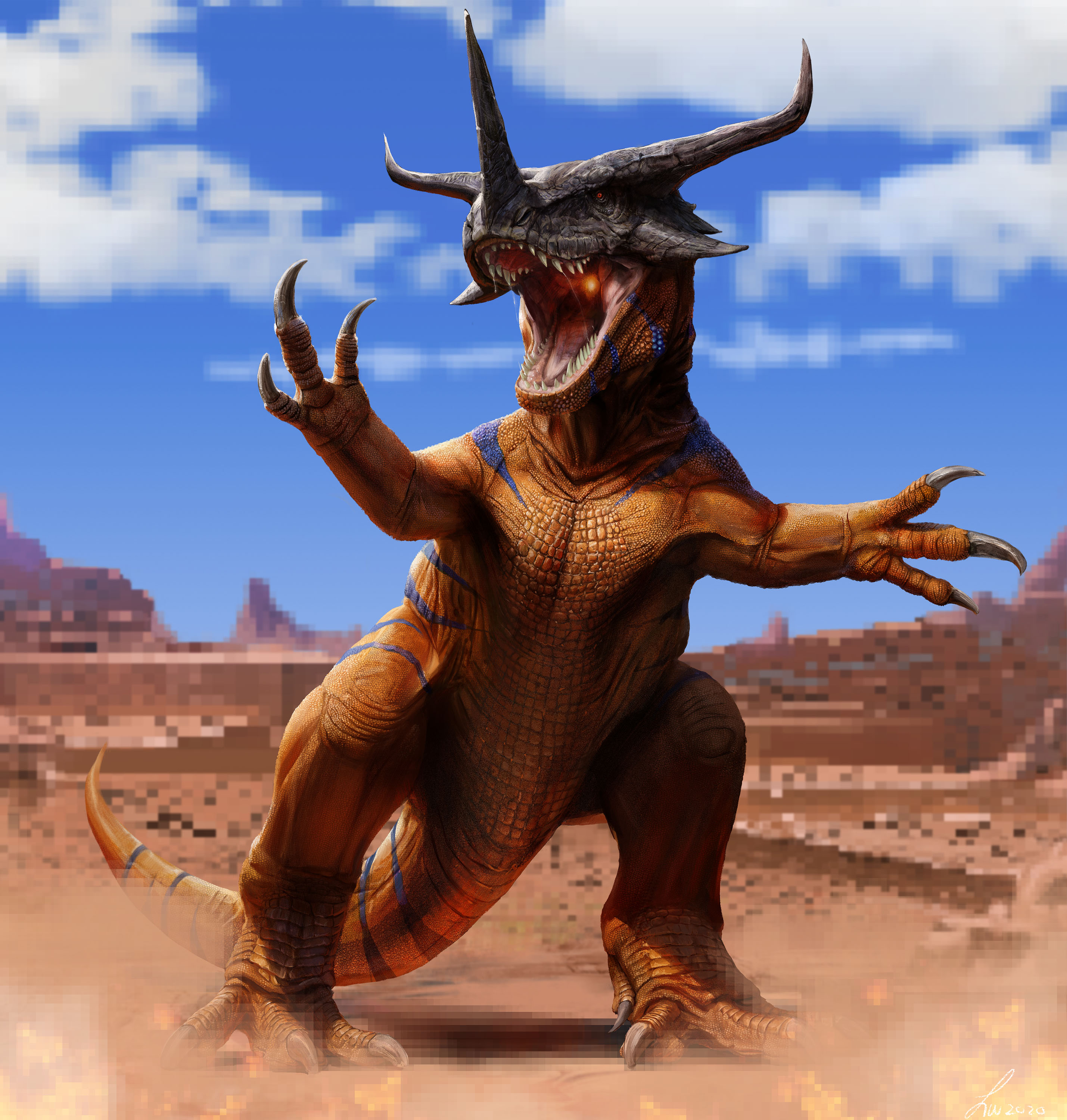 Digimon: Koromon, Agumon, and Greymon - The Art of Lindsey Wakefield