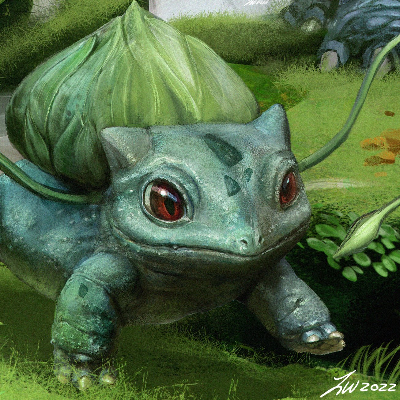 Pokémon Bulbasaur Ivysaur And Venusaur The Art Of Lindsey Wakefield